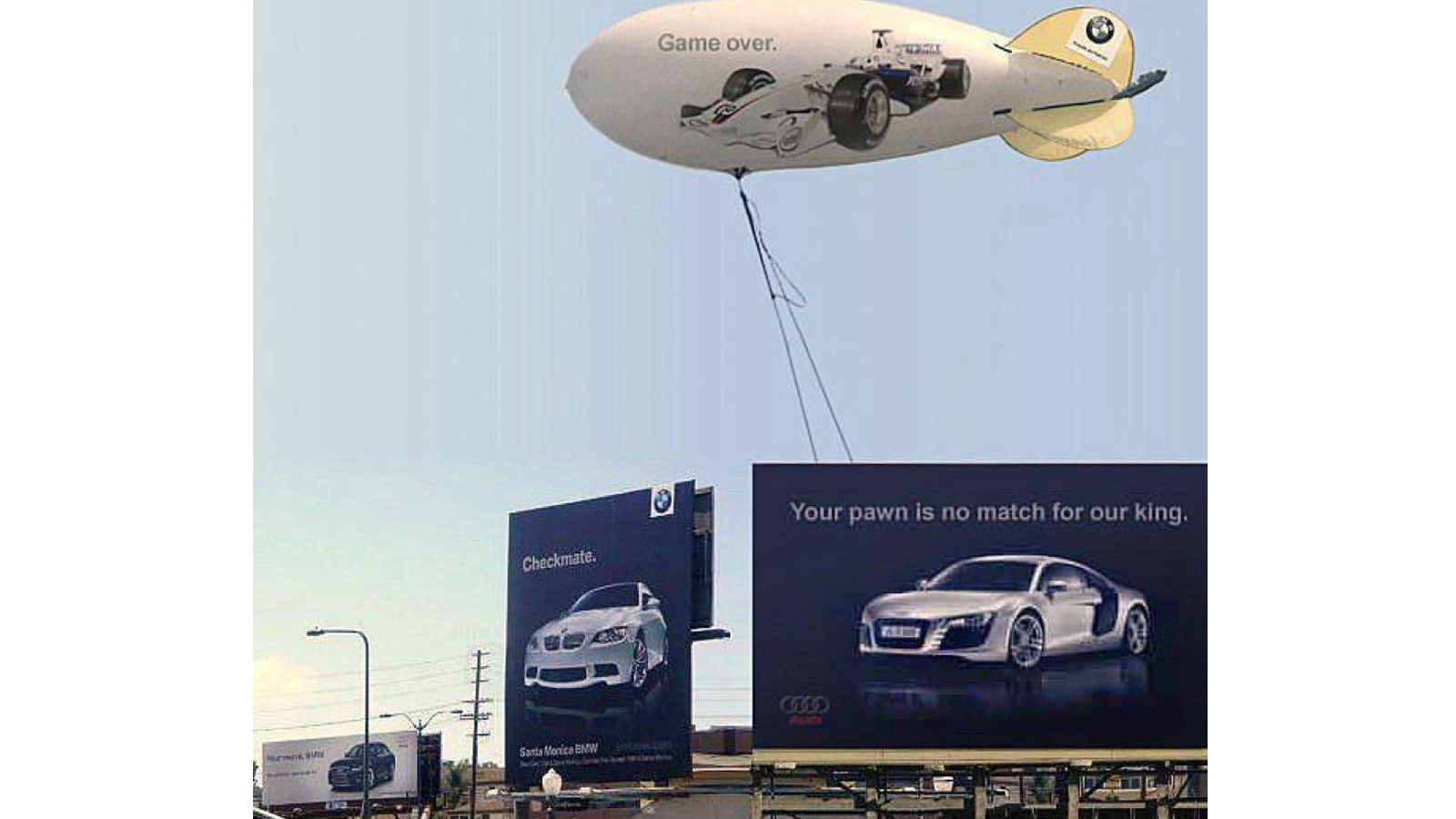 When Audi and BMW Went Head to Head in Billboard Battle | Audiworld