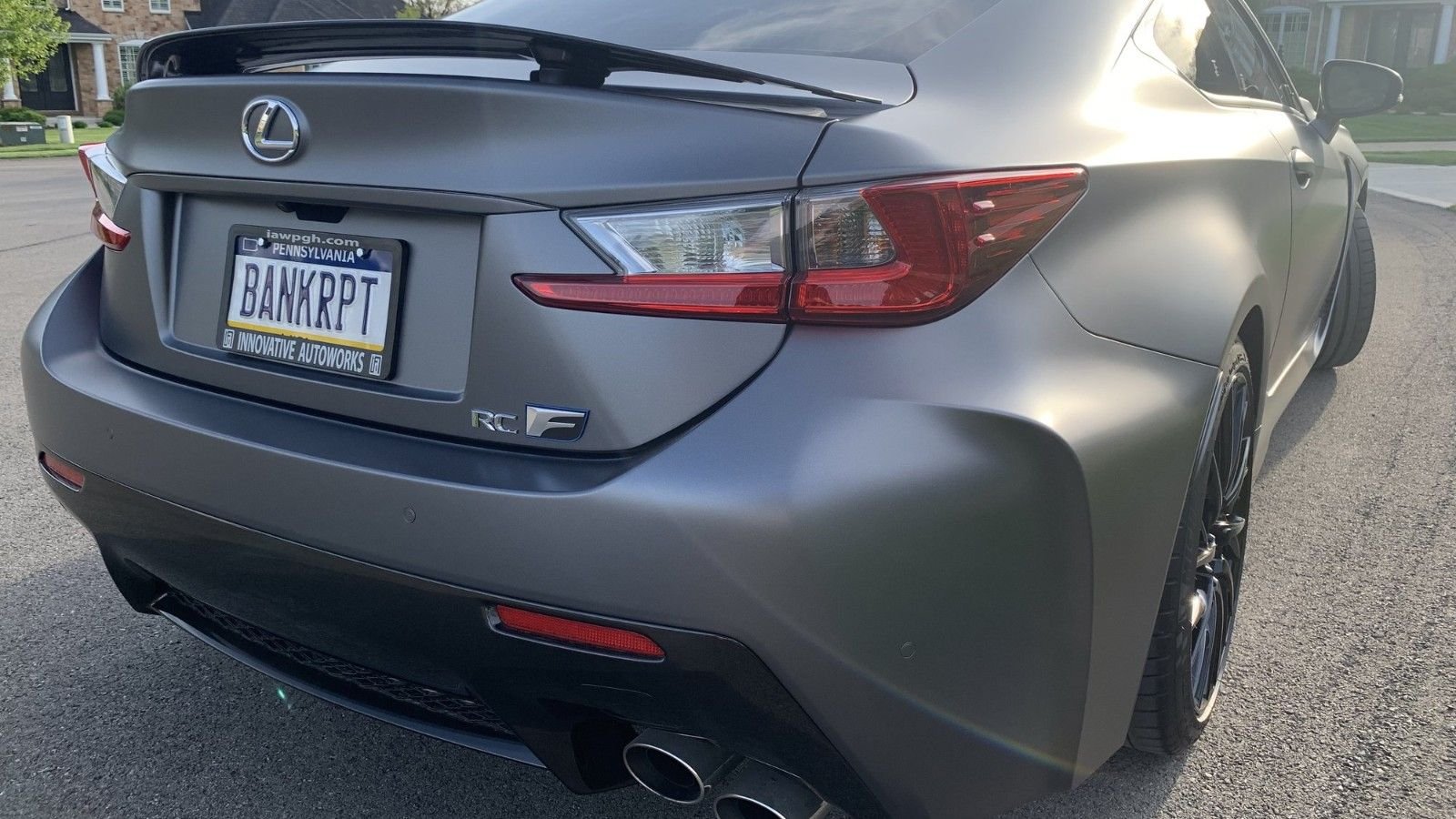 Matte Nebula Gray RC F Is Pure Flat Perfection | Clublexus