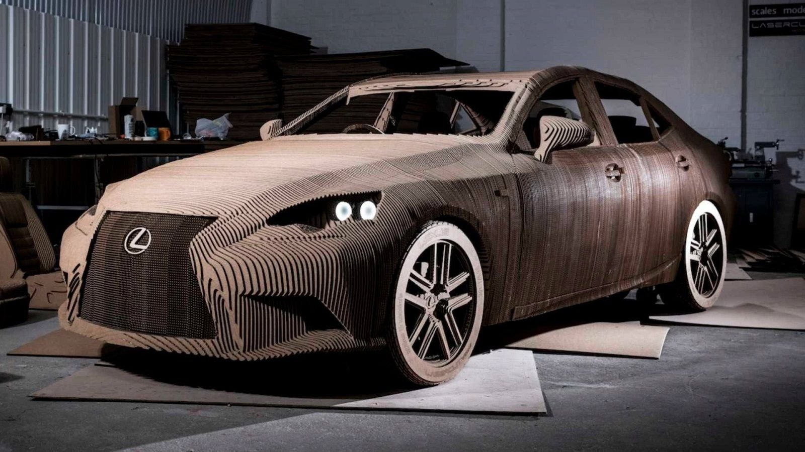 Lexus Builds a Driveable Cardboard Car (Photos) | Clublexus