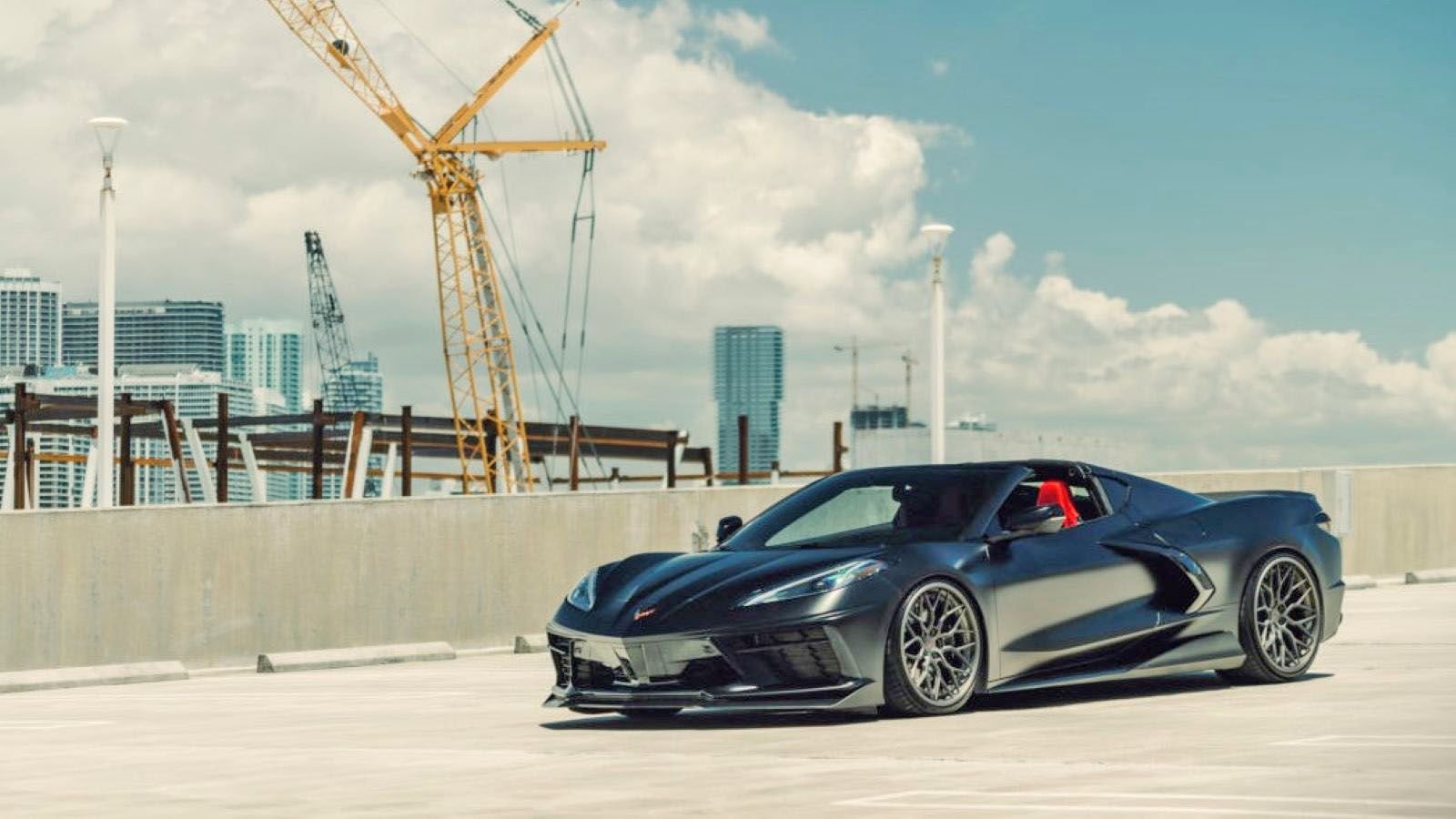 Custom C8 Goes Dark With Sweet Satin Black Finish | Corvetteforum