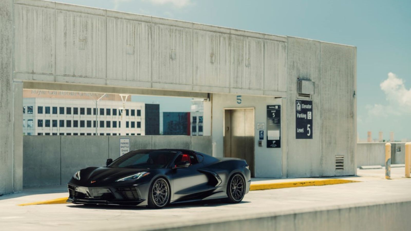 Custom C8 Goes Dark With Sweet Satin Black Finish | Corvetteforum