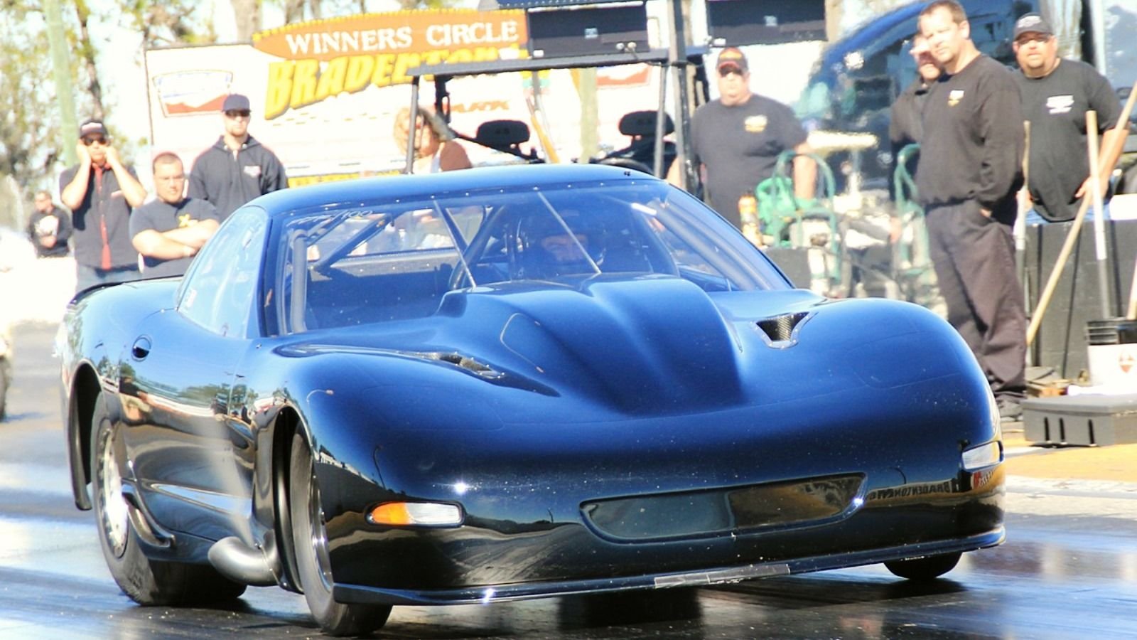 Drag Racer Keith Berry and the Berry Motorsports Corvette (photos ...