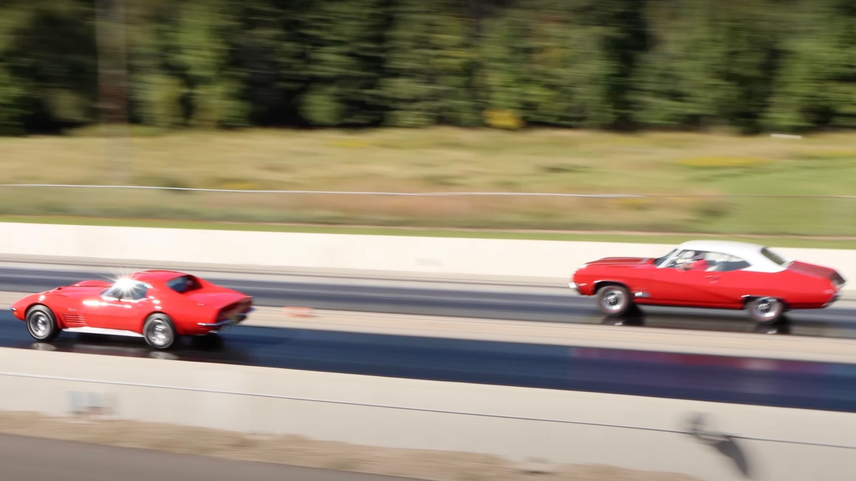 Watch This C3 Corvette Drag Race a Vintage Buick GS | Corvetteforum