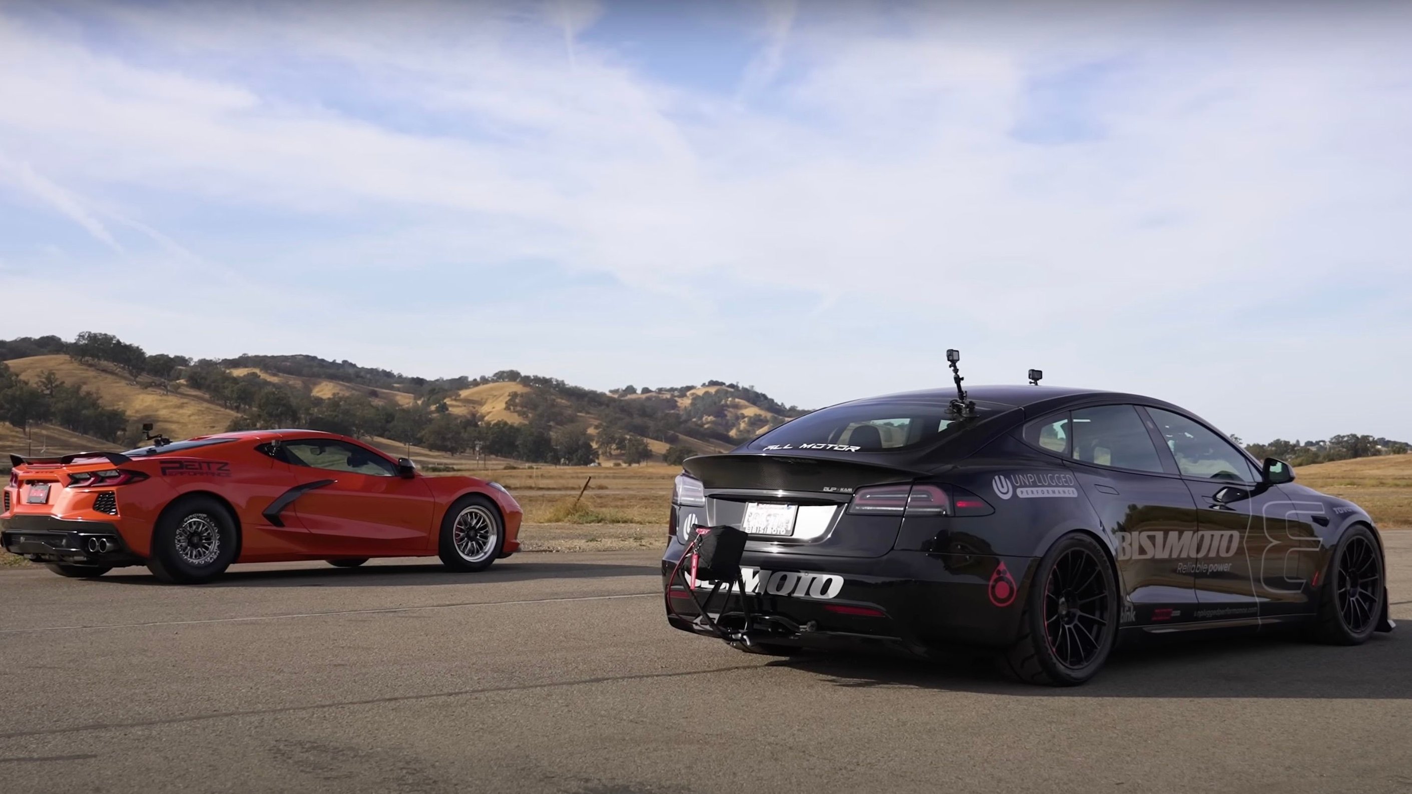 C8 Corvette With 1,200 HP Races Tesla Model S Plaid | Corvetteforum