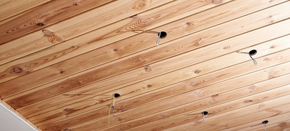 How to Install Wooden Ceiling Paneling | DoItYourself.com