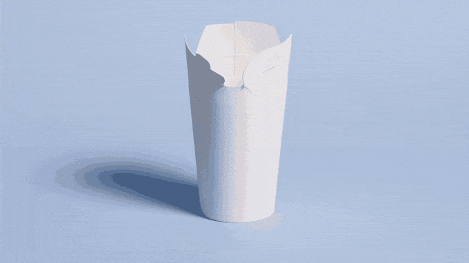 Folding Paper Cup Makes Plastic Lids a Thing of the Past | Designs ...
