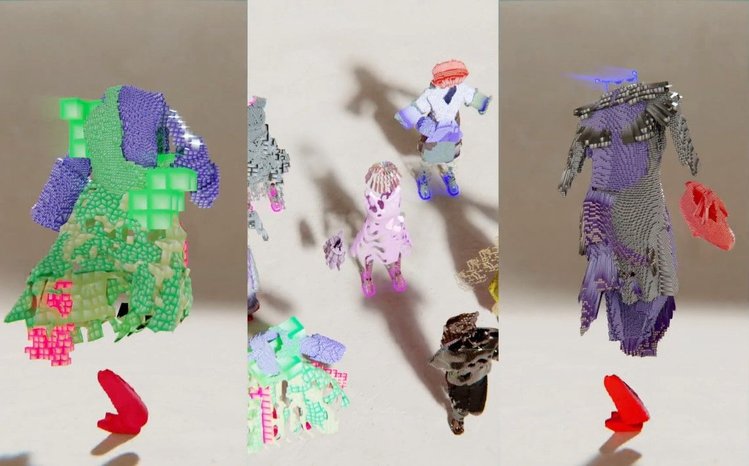 Decrypted Garments: Pixelated Fashion Takes to the Runway at Milan ...