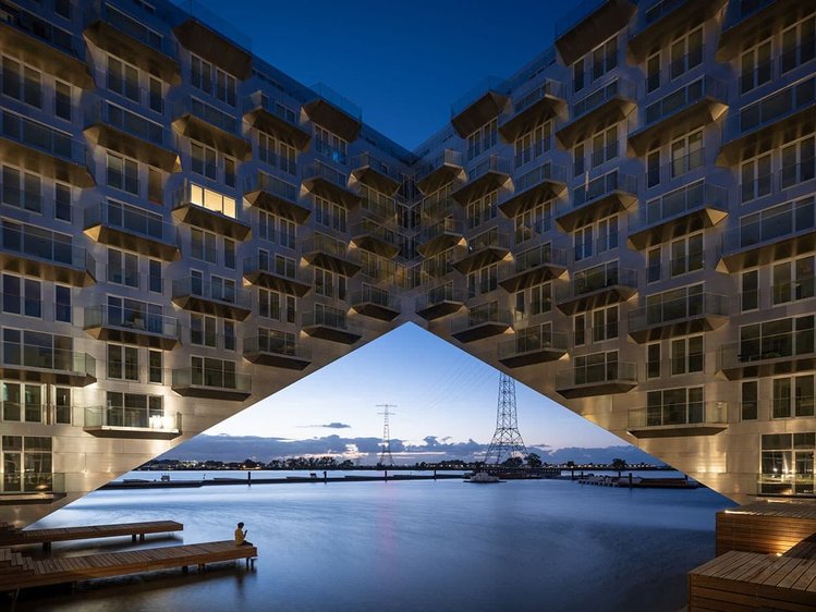 Ship-Shaped Apartment Complex by BIG Rises from Amsterdam’s Revitalized ...
