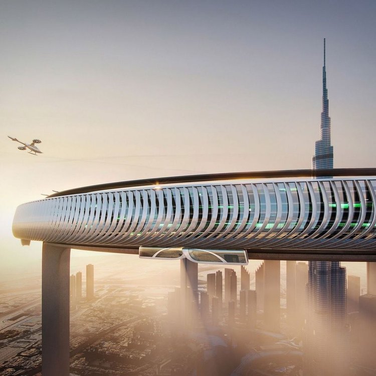Massive Ring-Shaped Structure Could Encircle Dubai’s Burj Khalifa ...