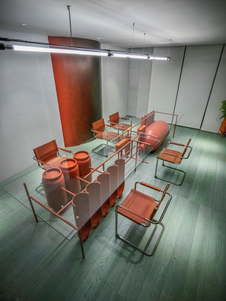 Steel Cylinders Repurposed as Furniture for “Ideal Gas Lab” Offices ...