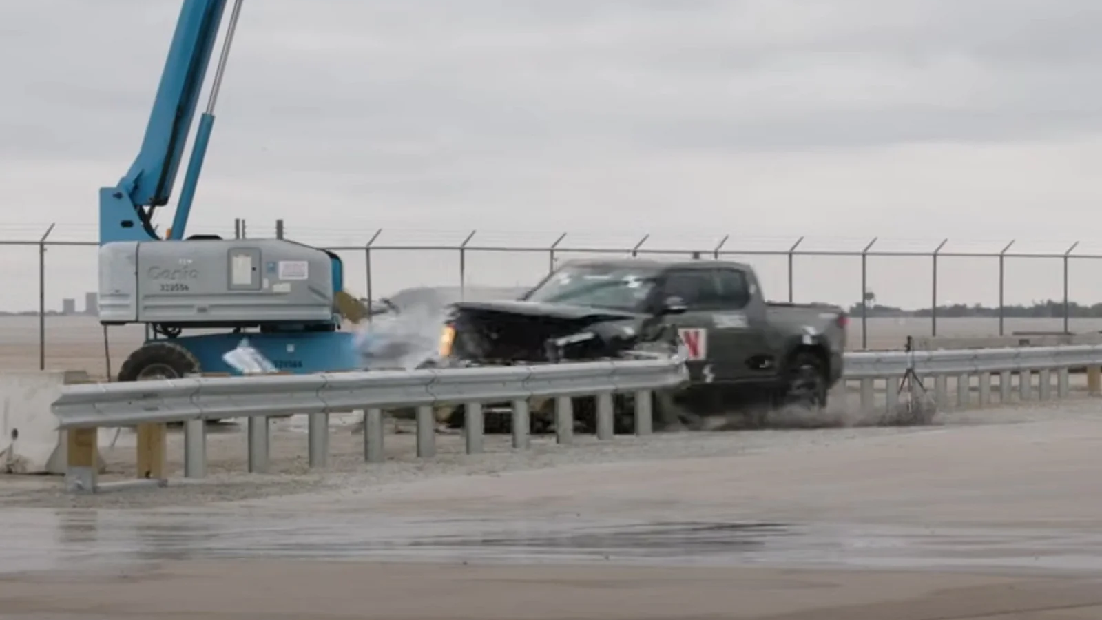 Guardrail Crash Test Suggests EVs Are Too Heavy For Current ...