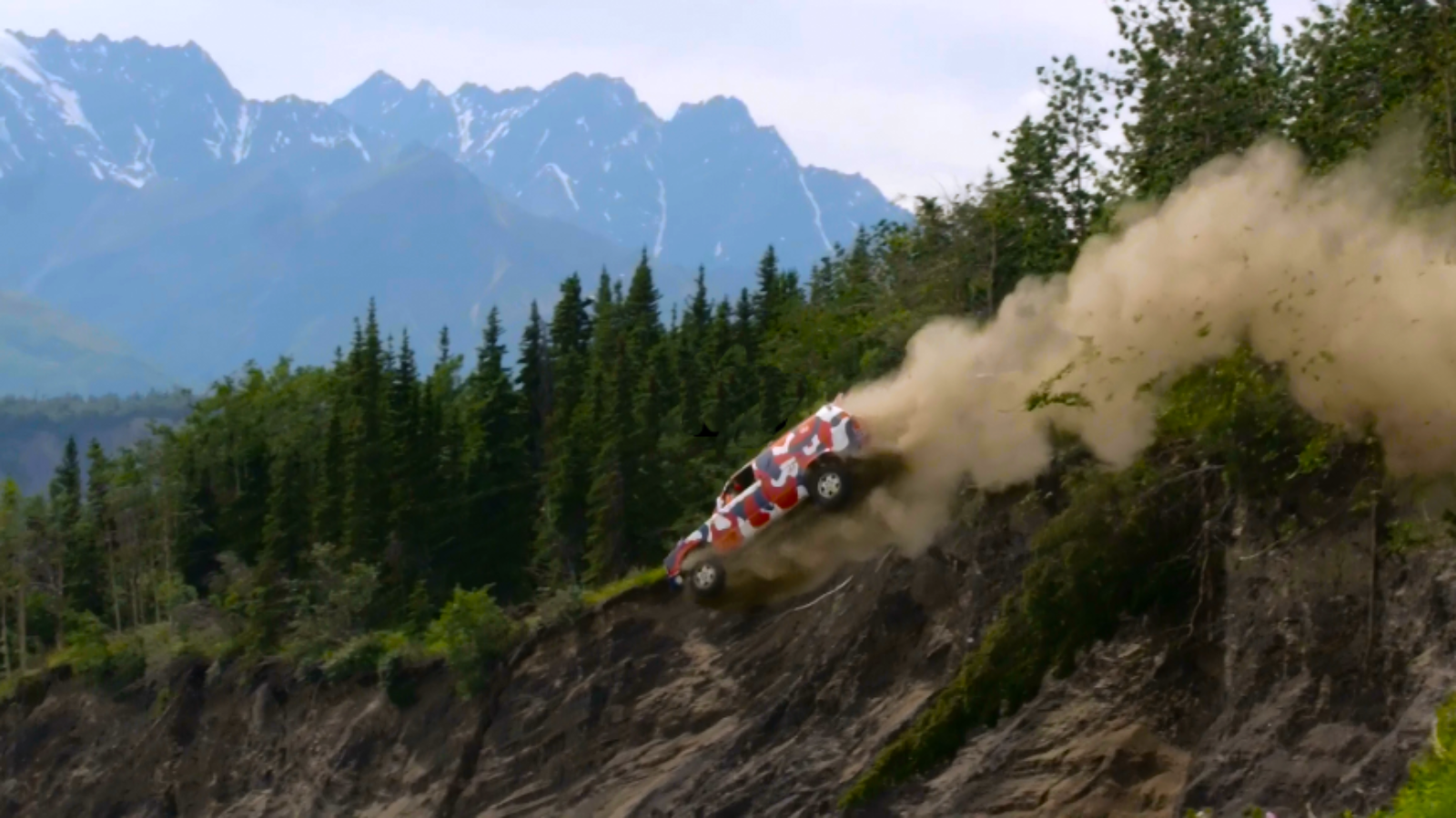 Roadkill Celebrates America By Launching Cars off a Cliff | Ford-trucks