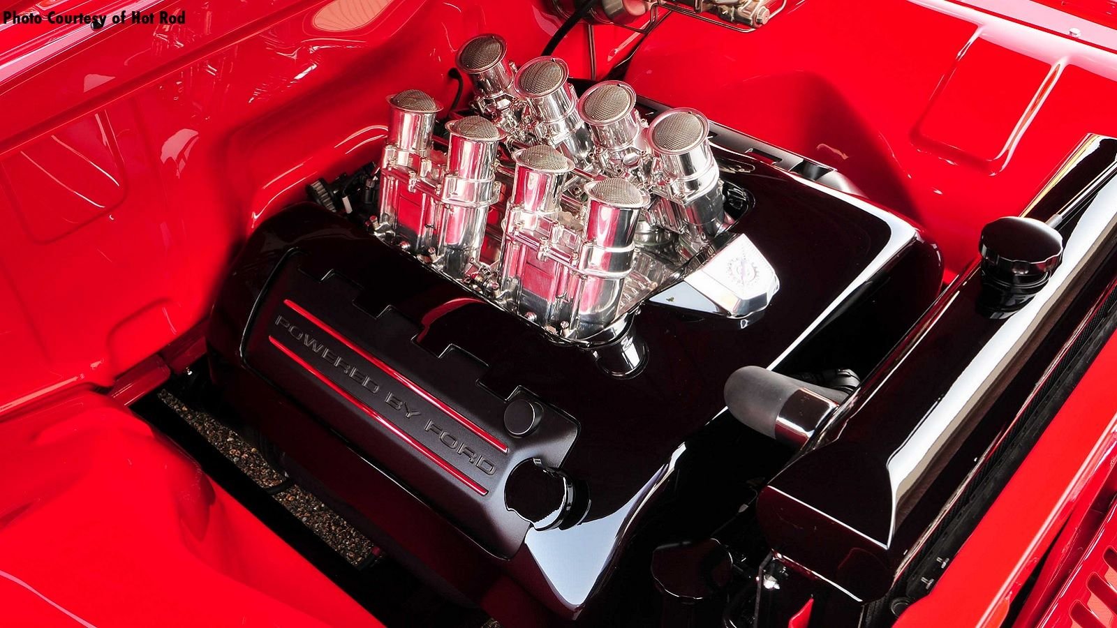 Daily Slideshow: F-100 is Cardinal Red but Has a Coyote Under the Hood ...