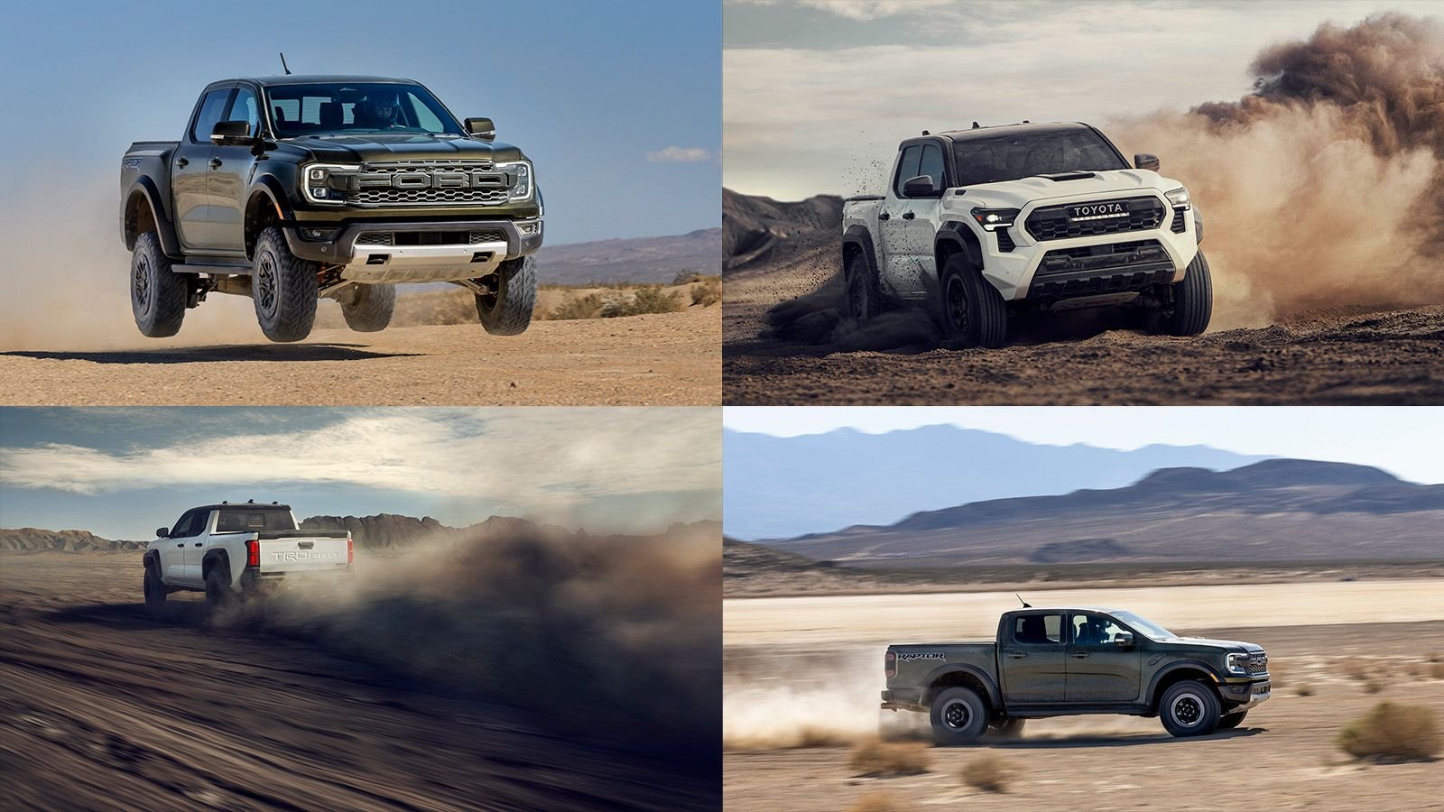 TESTED: Ford Ranger Raptor vs Toyota Tacoma TRD Pro! | Ford-trucks