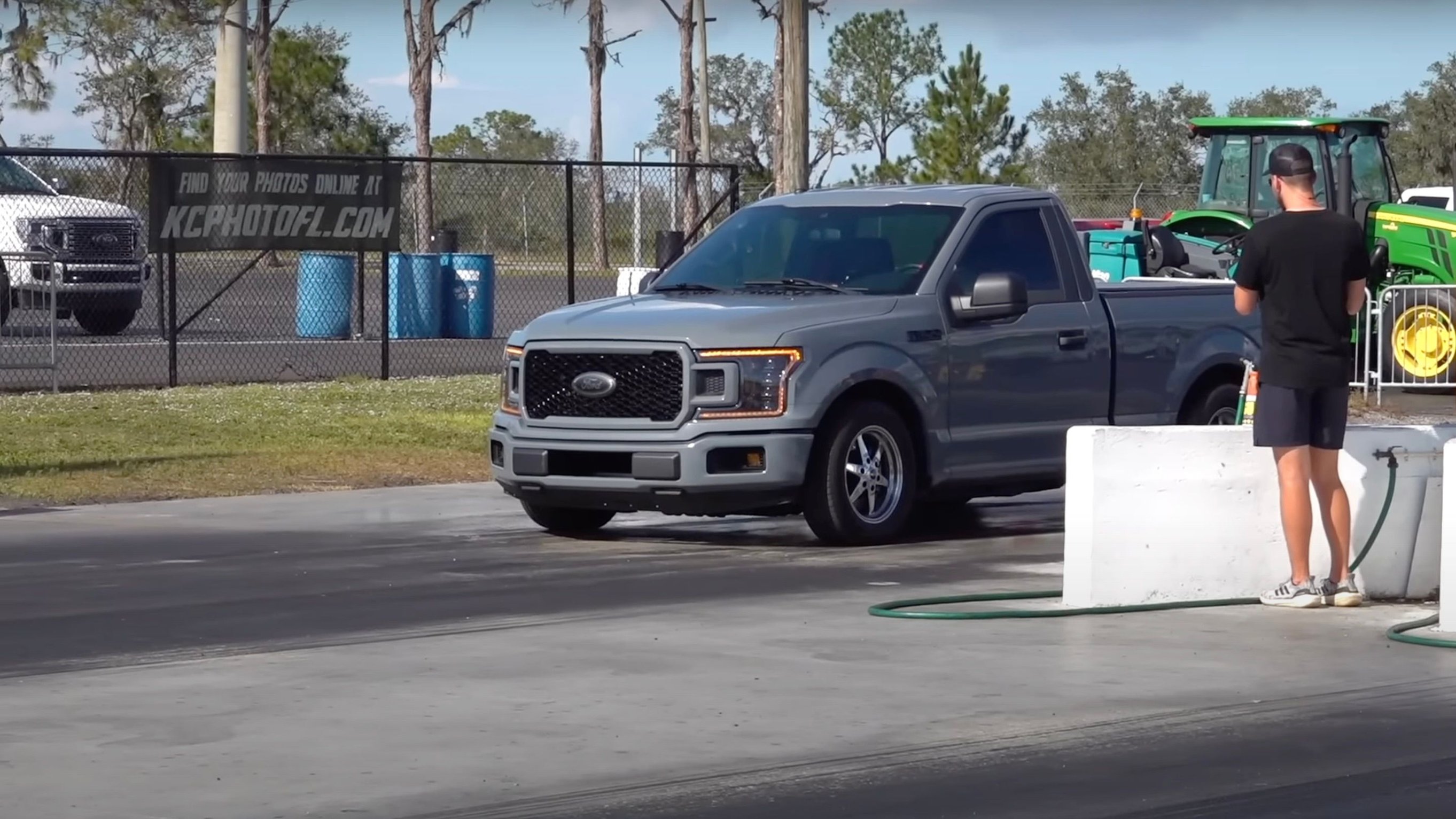 Supercharged F-150 Puts On a Show At the Drag Strip | Ford-trucks