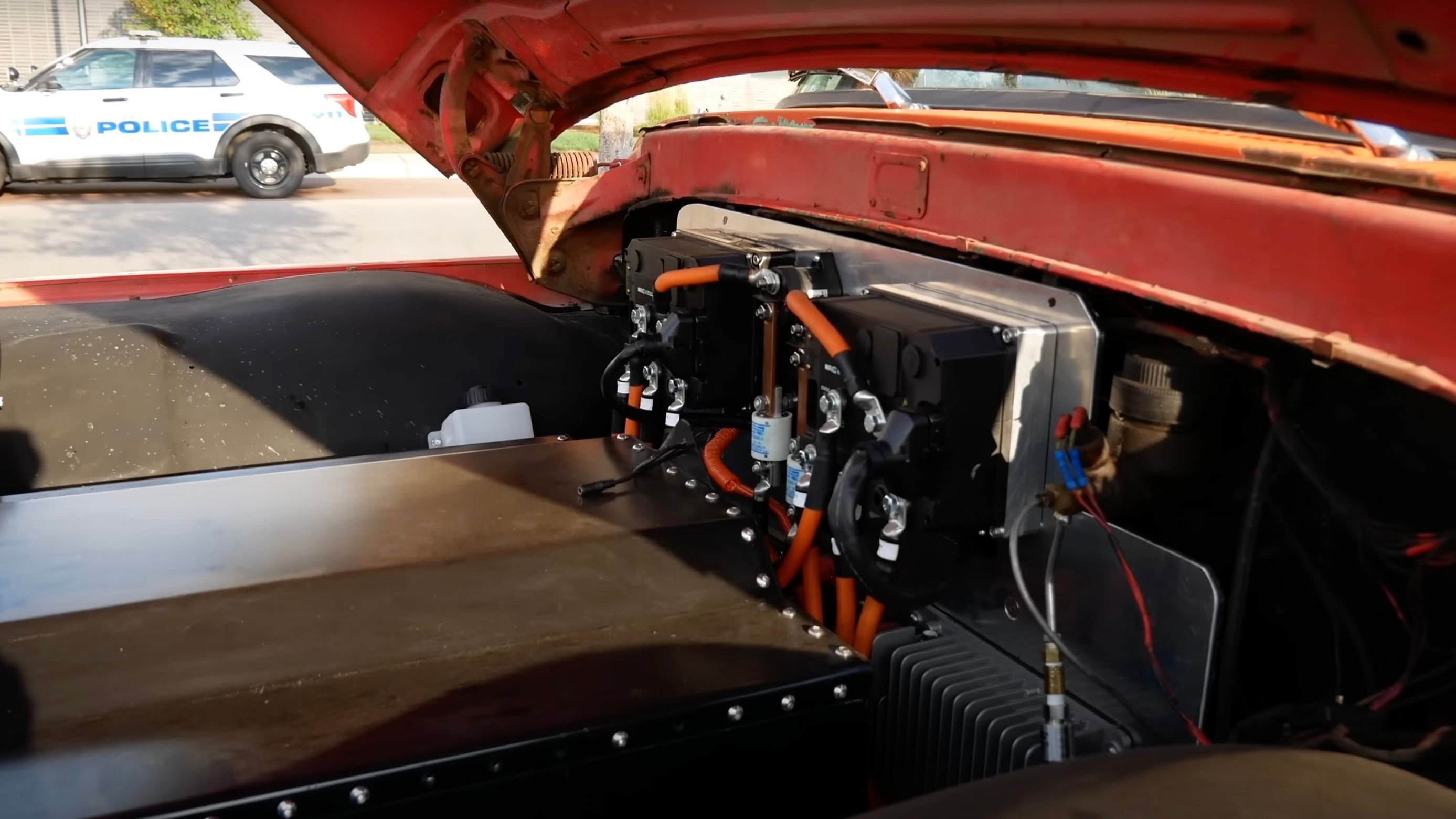 Tesla-Swapped 1966 Ford F-100 Conjures Up Controversy at Car Show ...