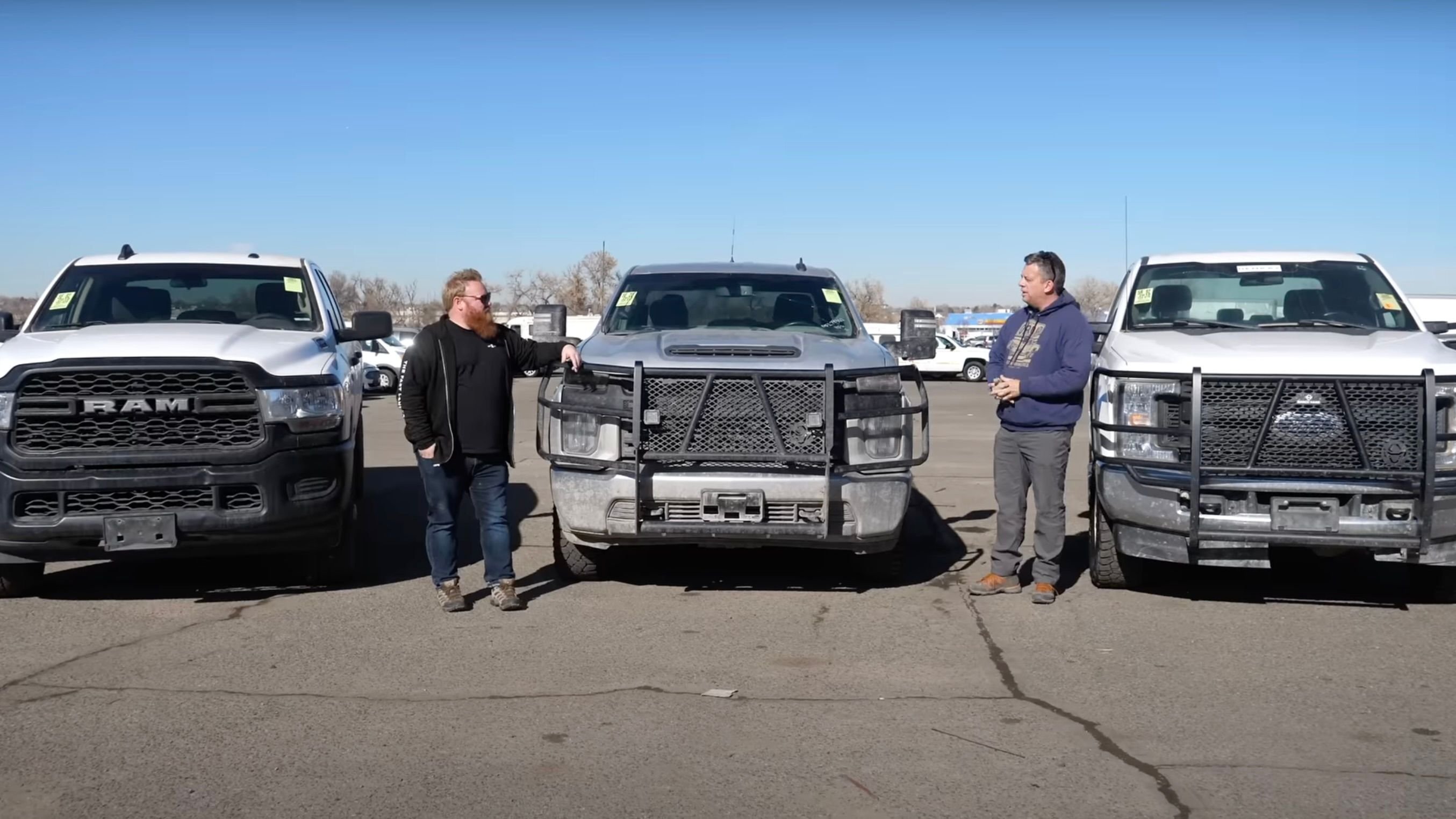 Ford F-250 vs Chevy Silverado, Ram HD: Heavy-Duty Pickup Comparison ...