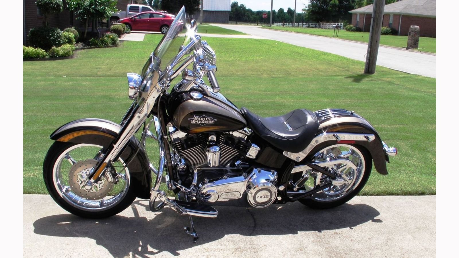 Harley-Davidson Forums Members Sparkly Chromed Out Softail Customs ...