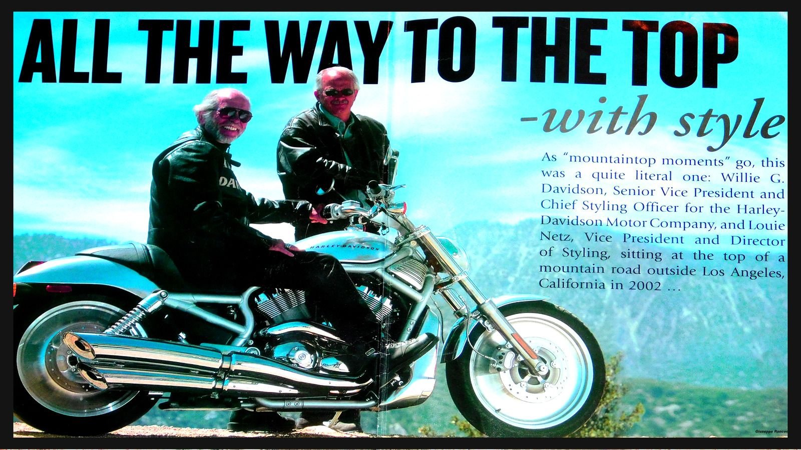 Willie G. Davidson and Louie Netz - Harley-Davidson's Star Design Team ...