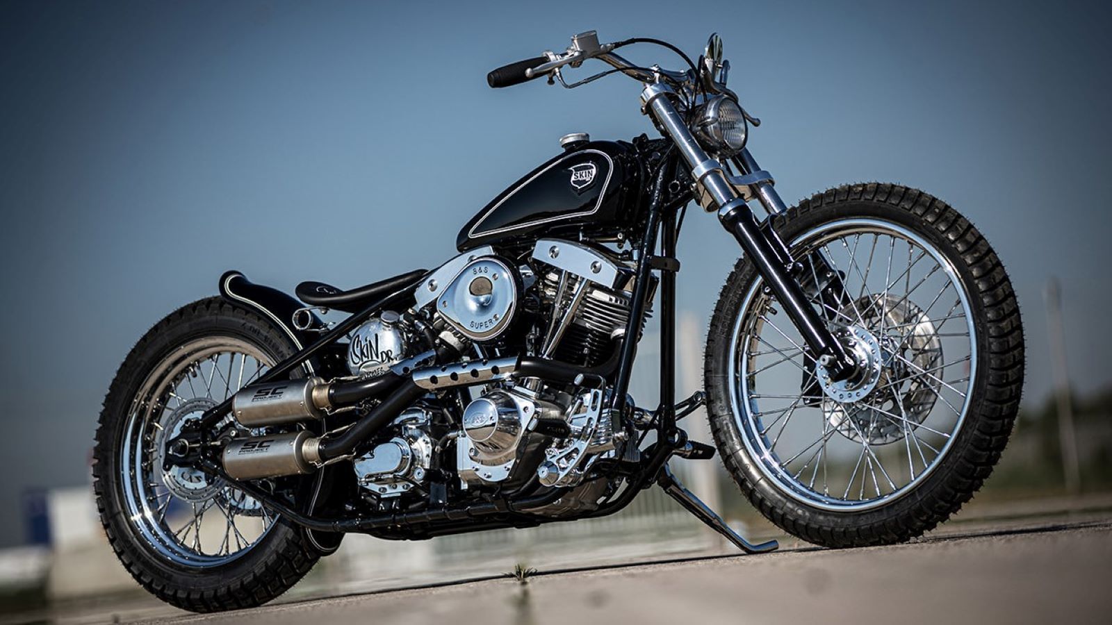 Old School Shovelhead Bobber