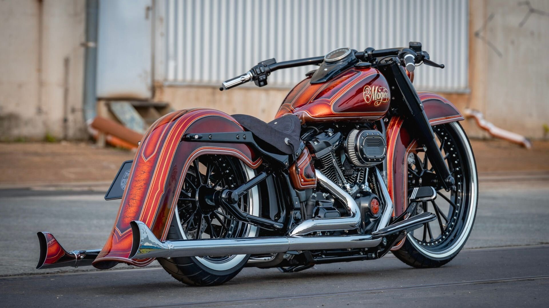 Softail Heritage Transformed Into Low Riding Custom | Hdforums