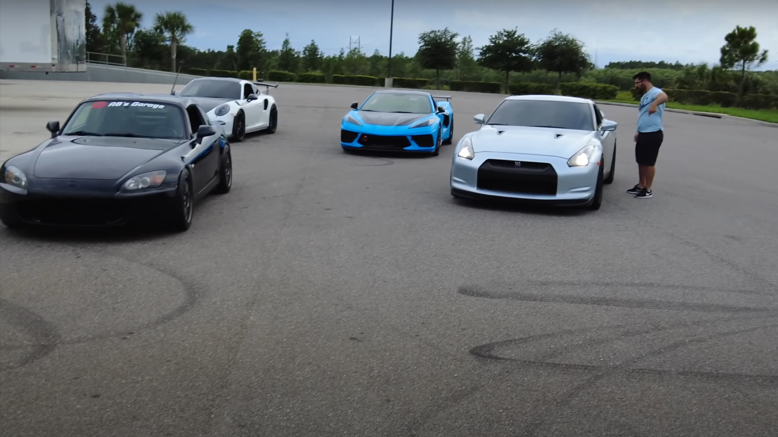 S2000 Takes On C8, 911 GT3 RS, Cayman S at Autocross Event | S2ki