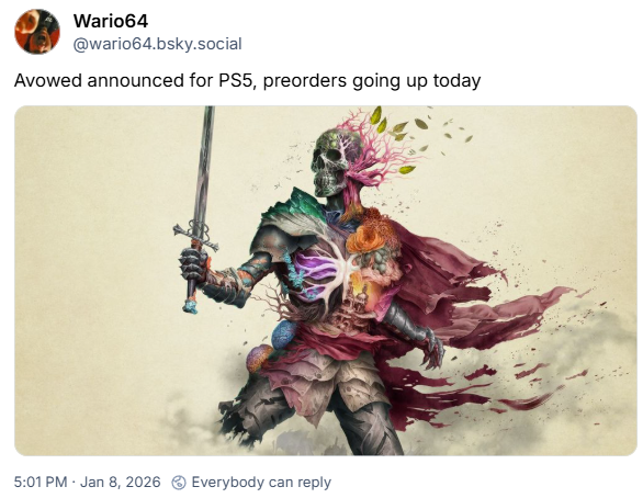 AVOWED: by Obsidian (PC, Xbox Series X/S - 2/18/25; PS5 2/17/26) - Page ...