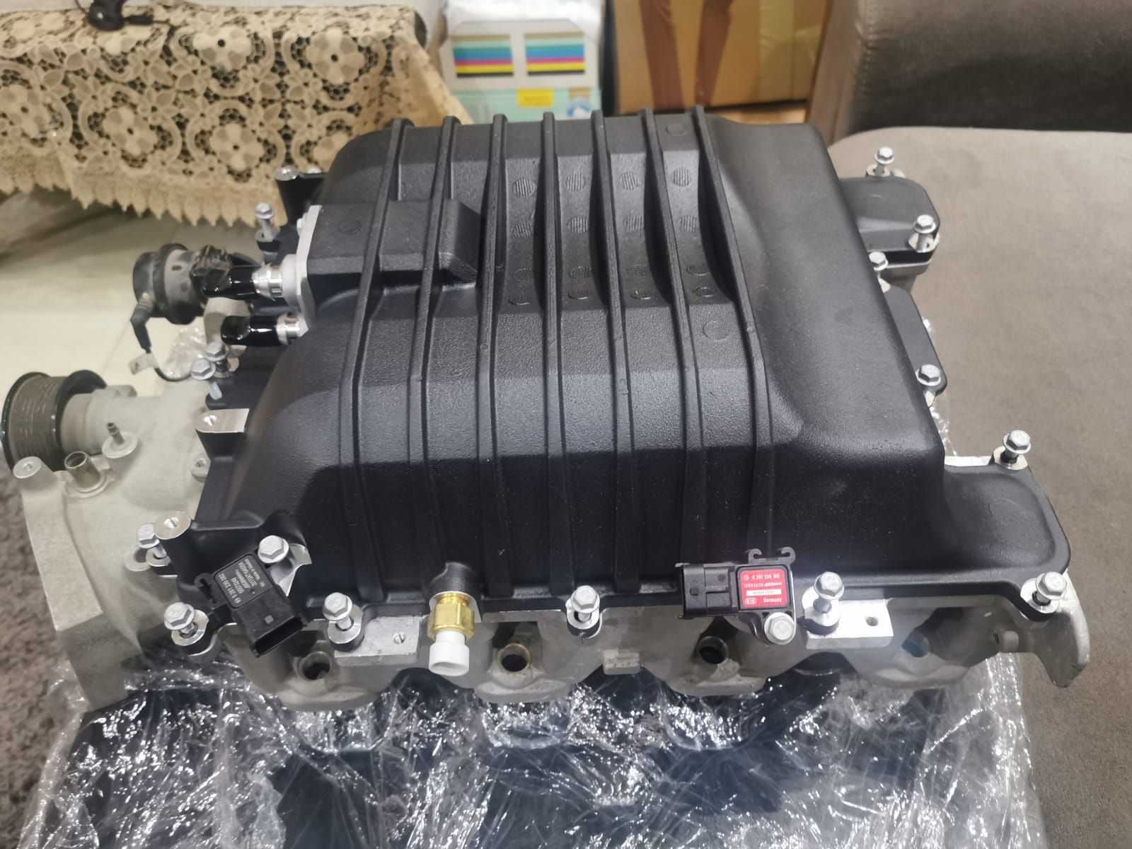 Camaro ZL1 LSA Supercharger snout with new zl1 Lid fuel rails 6.2 ...