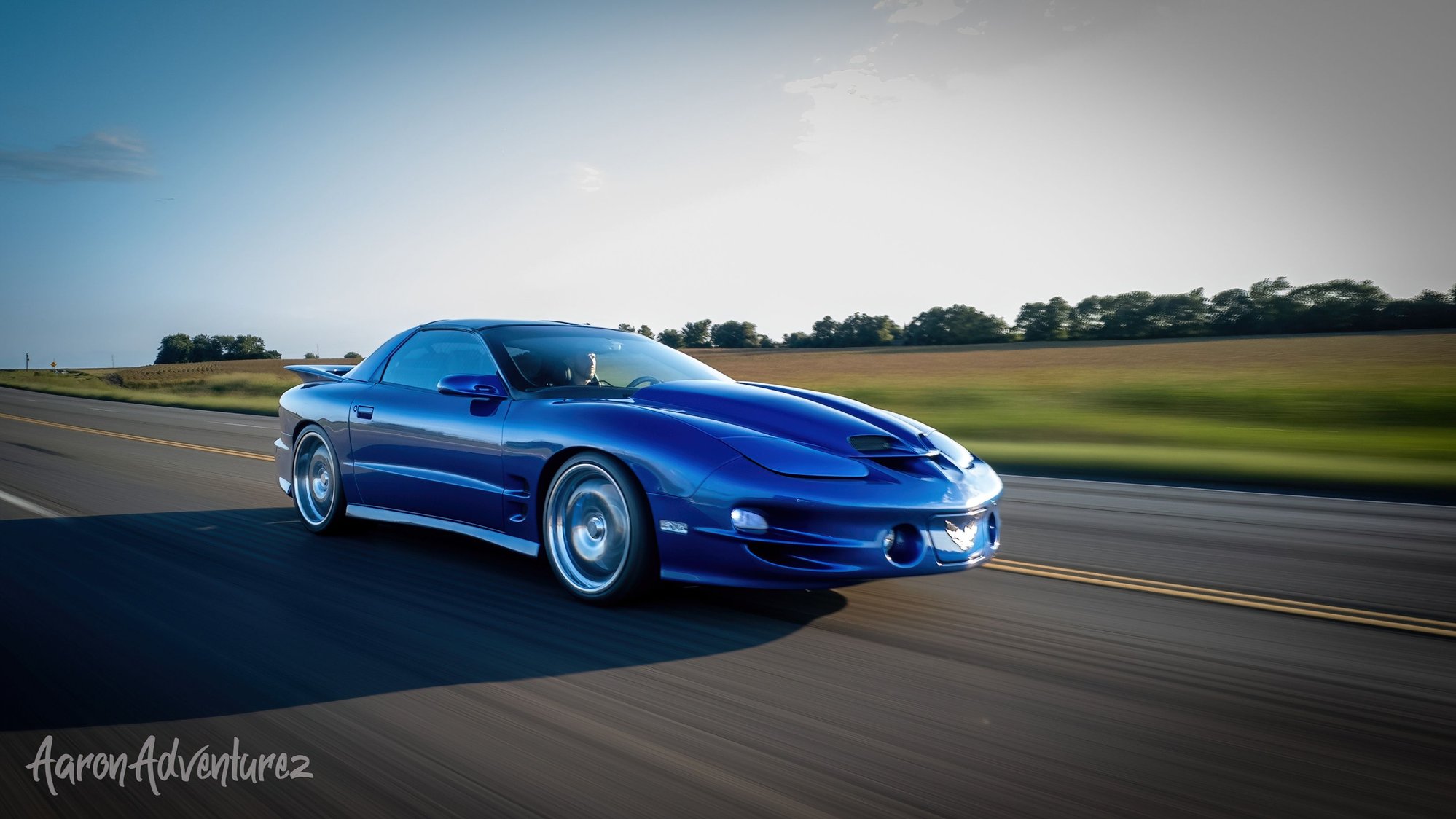 Pontiac Trans Am WS6, 402ci, T56, Viper blue paint, CCW wheels ...
