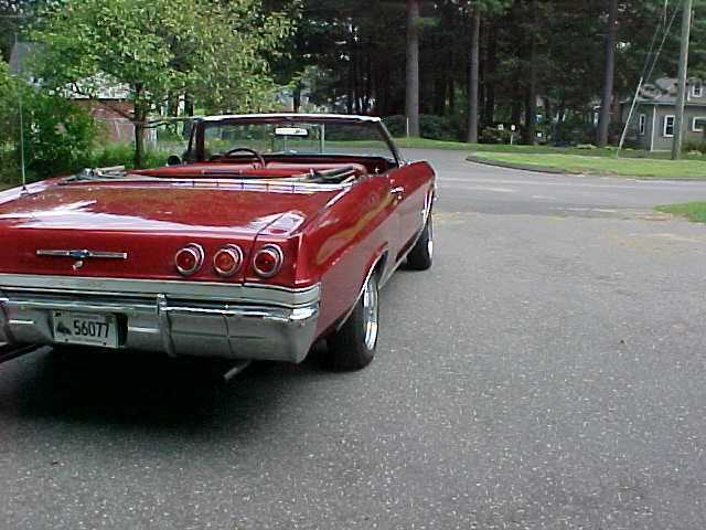 1965 Chevrolet Impala Candy Apple Red 1965 Impala Convertible