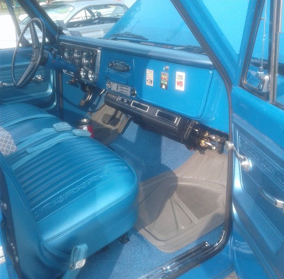 1972 Chevrolet C10 72 Blue Chevy, CustomC10, Show Winner