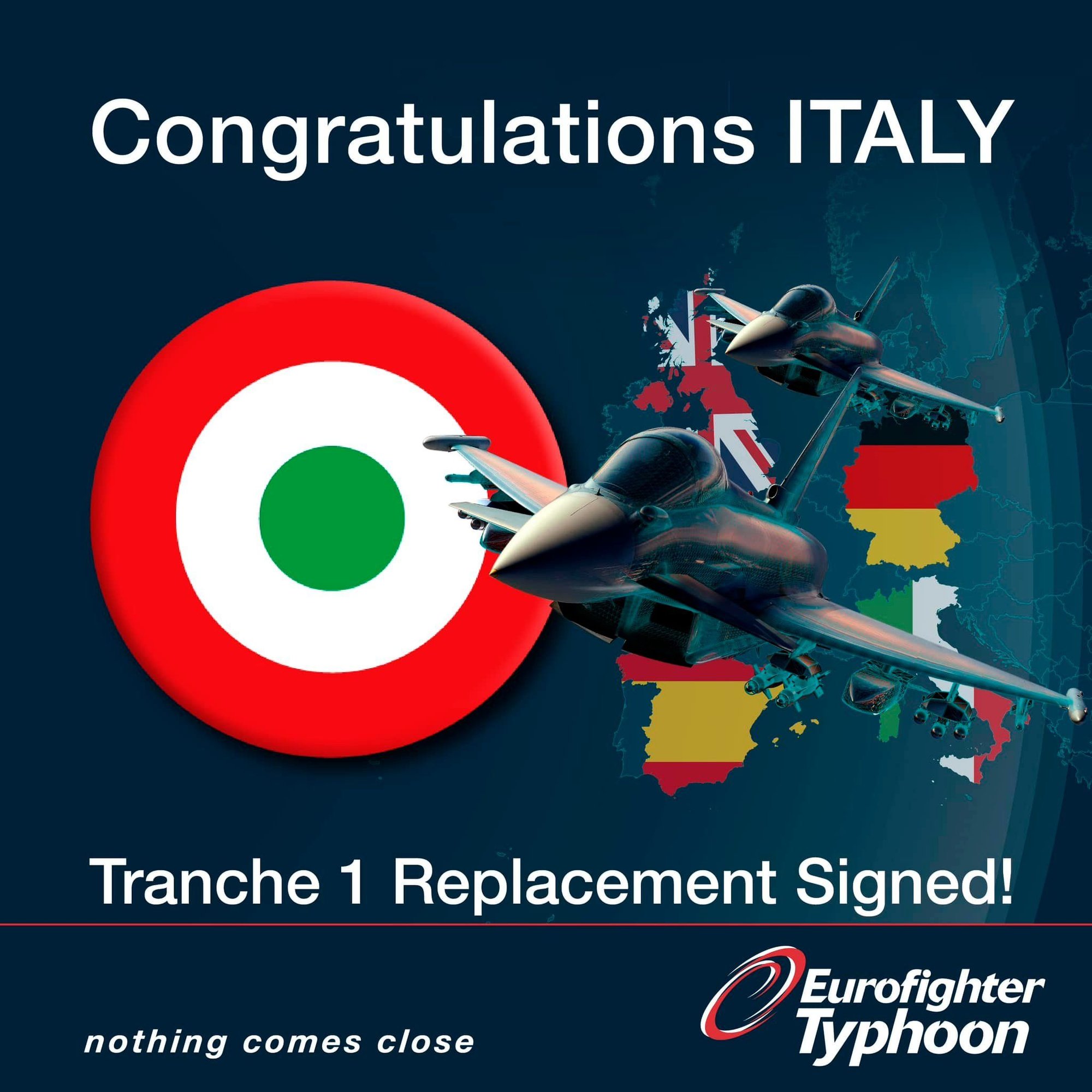 PPRuNe Forums - Italy orders 24 x Eurofighter replacing Tranche 1