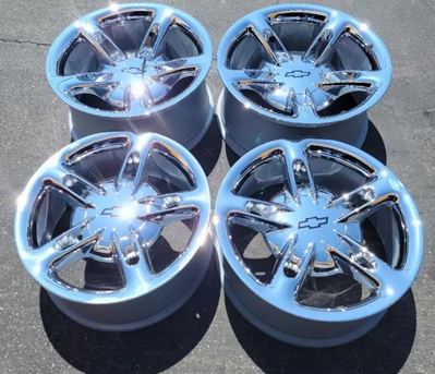 4 CHROME 19" 20" CHEVROLET SSR OEM FACTORY WHEELS RIMS for Sale in ...