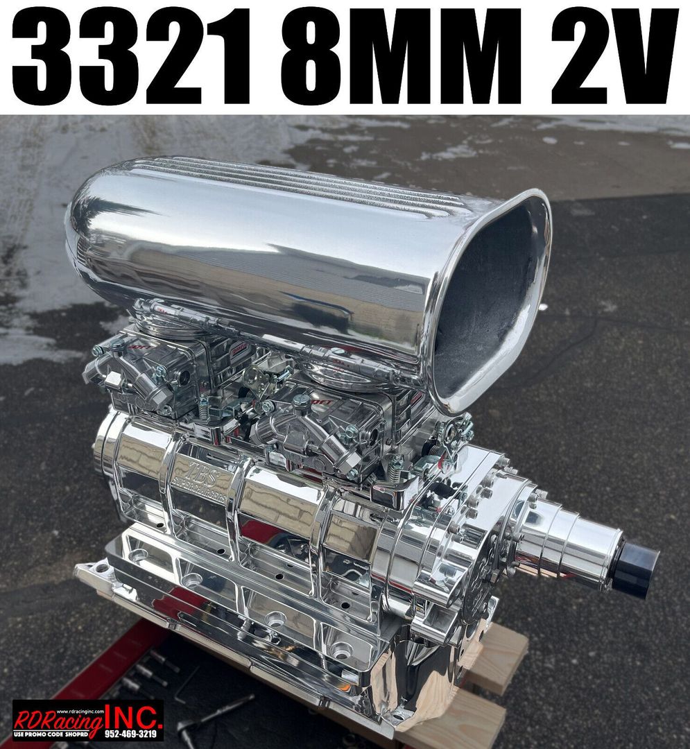 3321 HIGH HELIX SBC BLOWER SHOP SUPERCHARGER 250 8MM 2V COMB for Sale ...