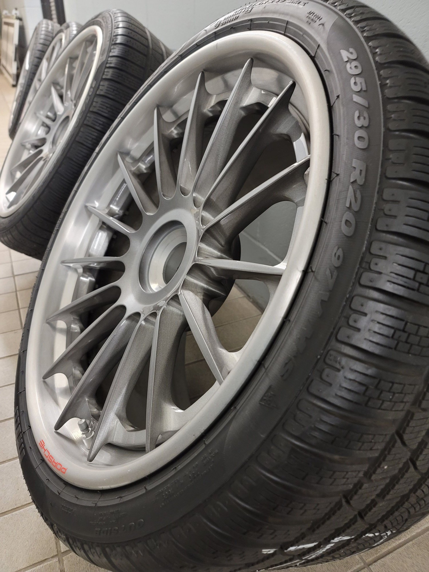 HRE RS103 Center Lock 20" Wheels and Snow Tires 991TT & 991 GT3 ...
