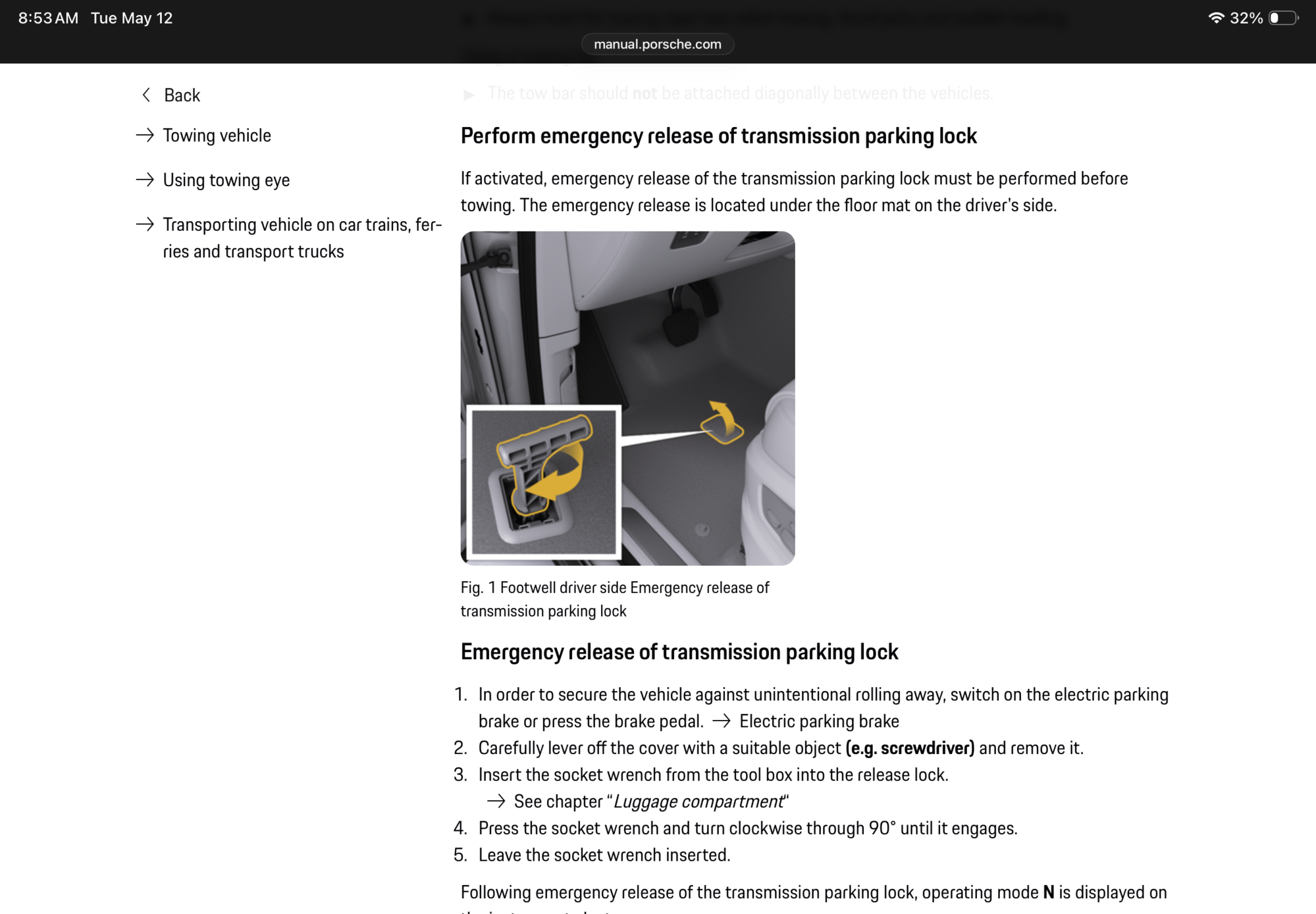 My Cayenne wouldn't start in a mall parking structure — what to do ...