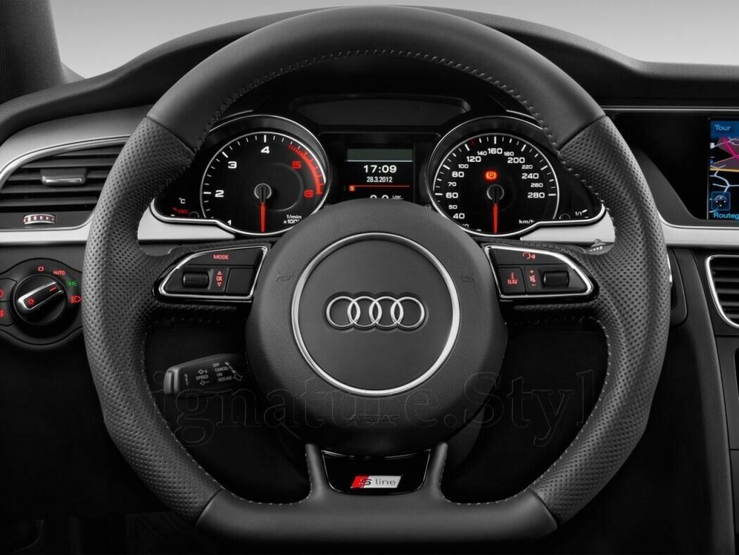 Audi S-Line Flat Bottom Steering Wheel (OEM) - AudiWorld Forums