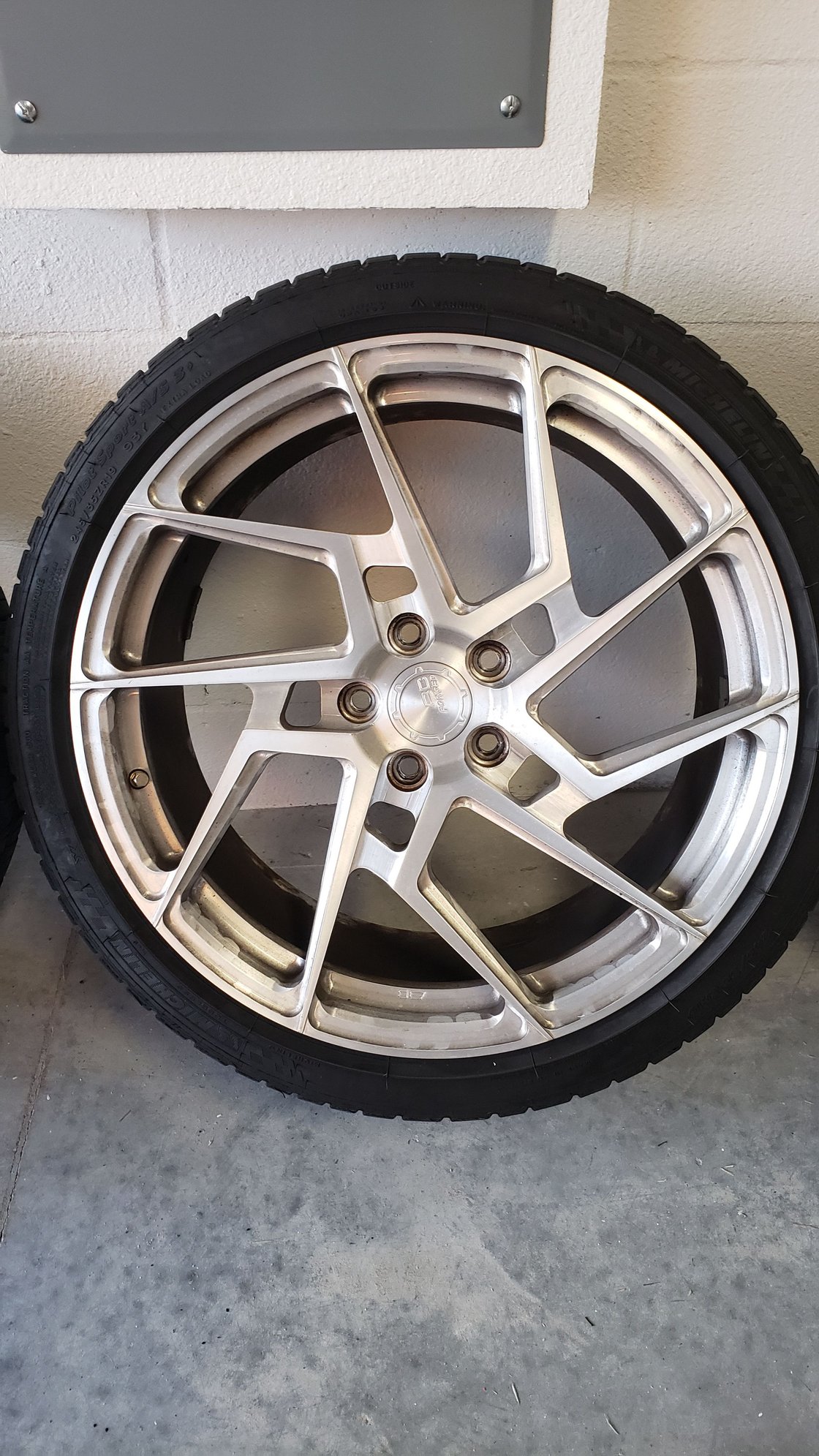BC Forged Wheels EH168. 19x9 ET 45 5x112 w/ Michelin Pilot Sport AS3 ...