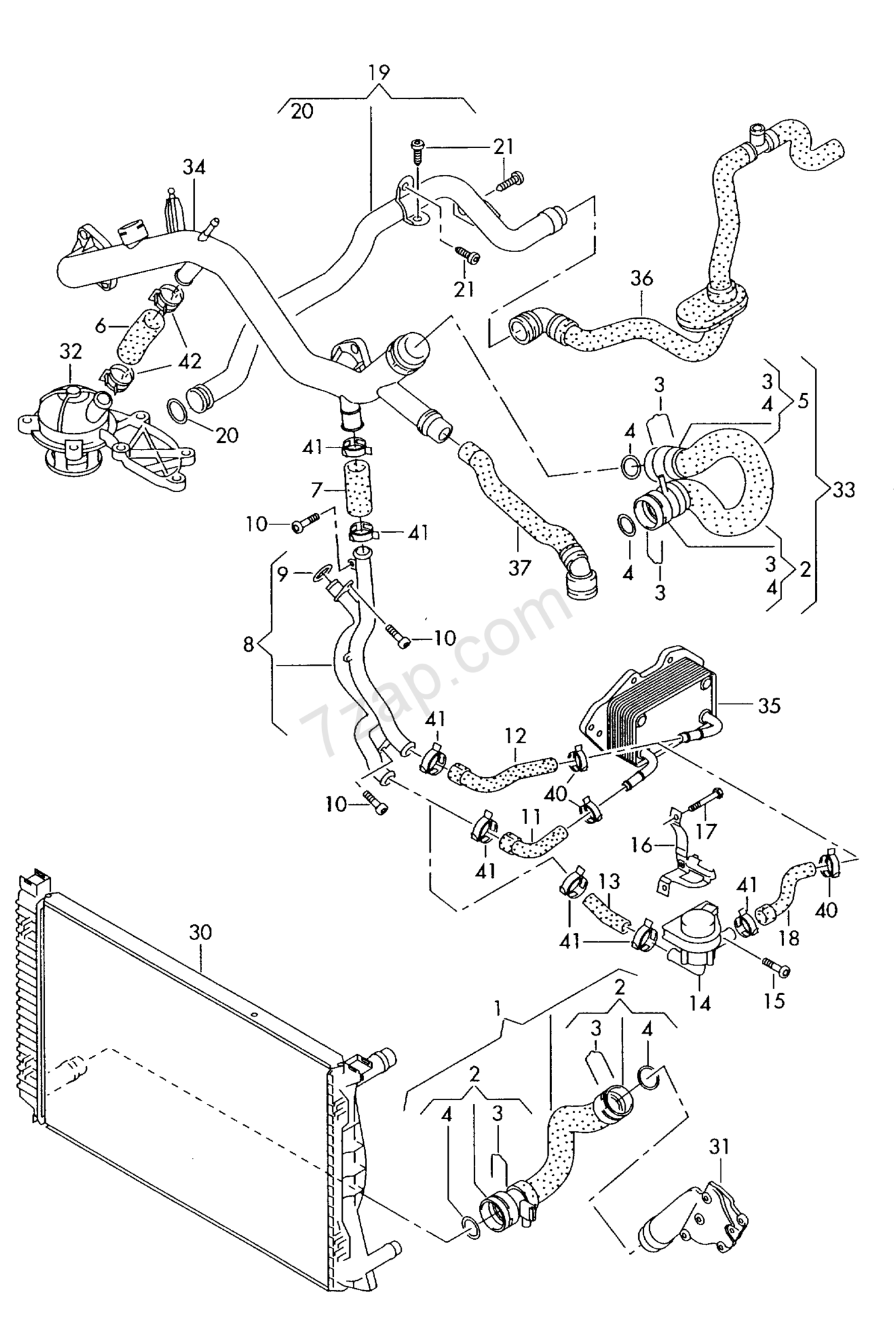 O-ring size help for coolant supply hose - AudiWorld Forums