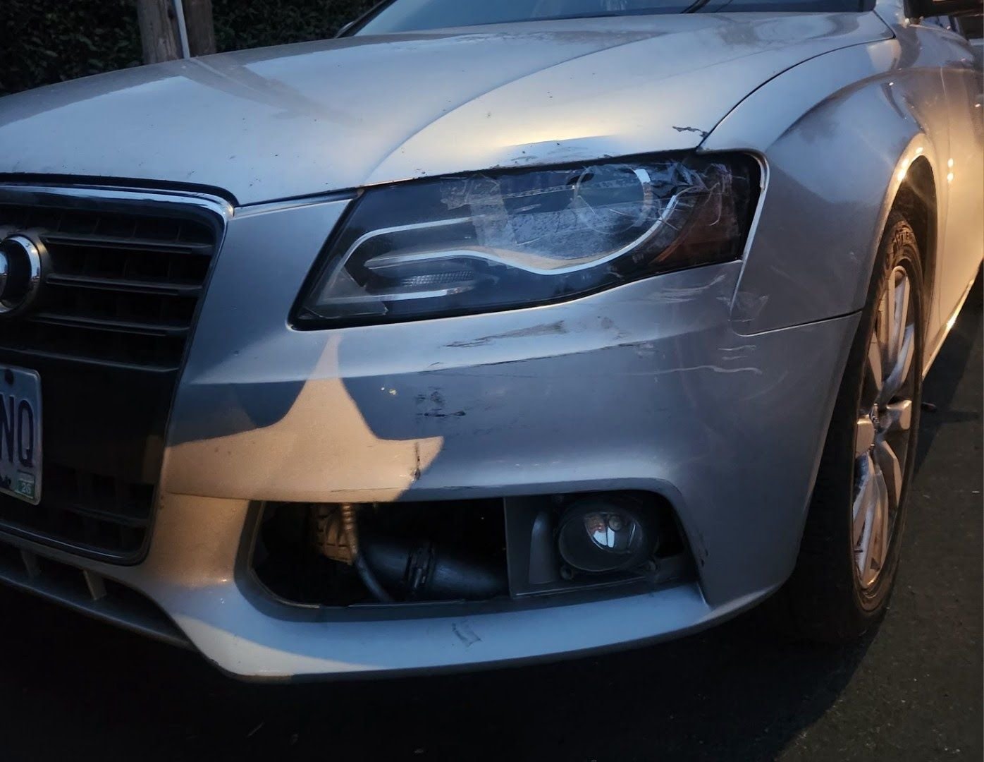 Bumper damage - AudiWorld Forums