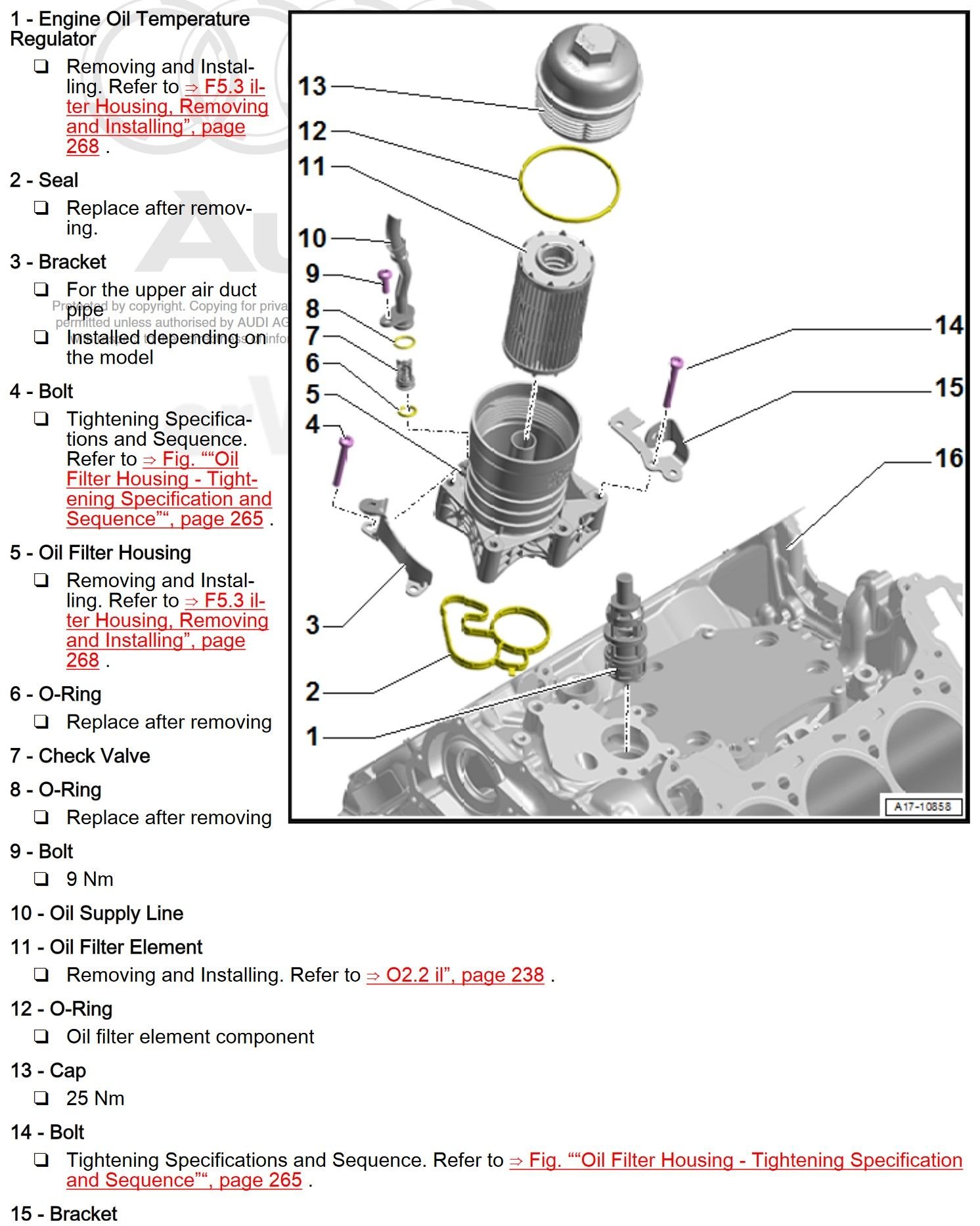 B9 3.0T/CWGD/EA839 Oil Filter Housing Replacement - Aluminum Upgrade ...