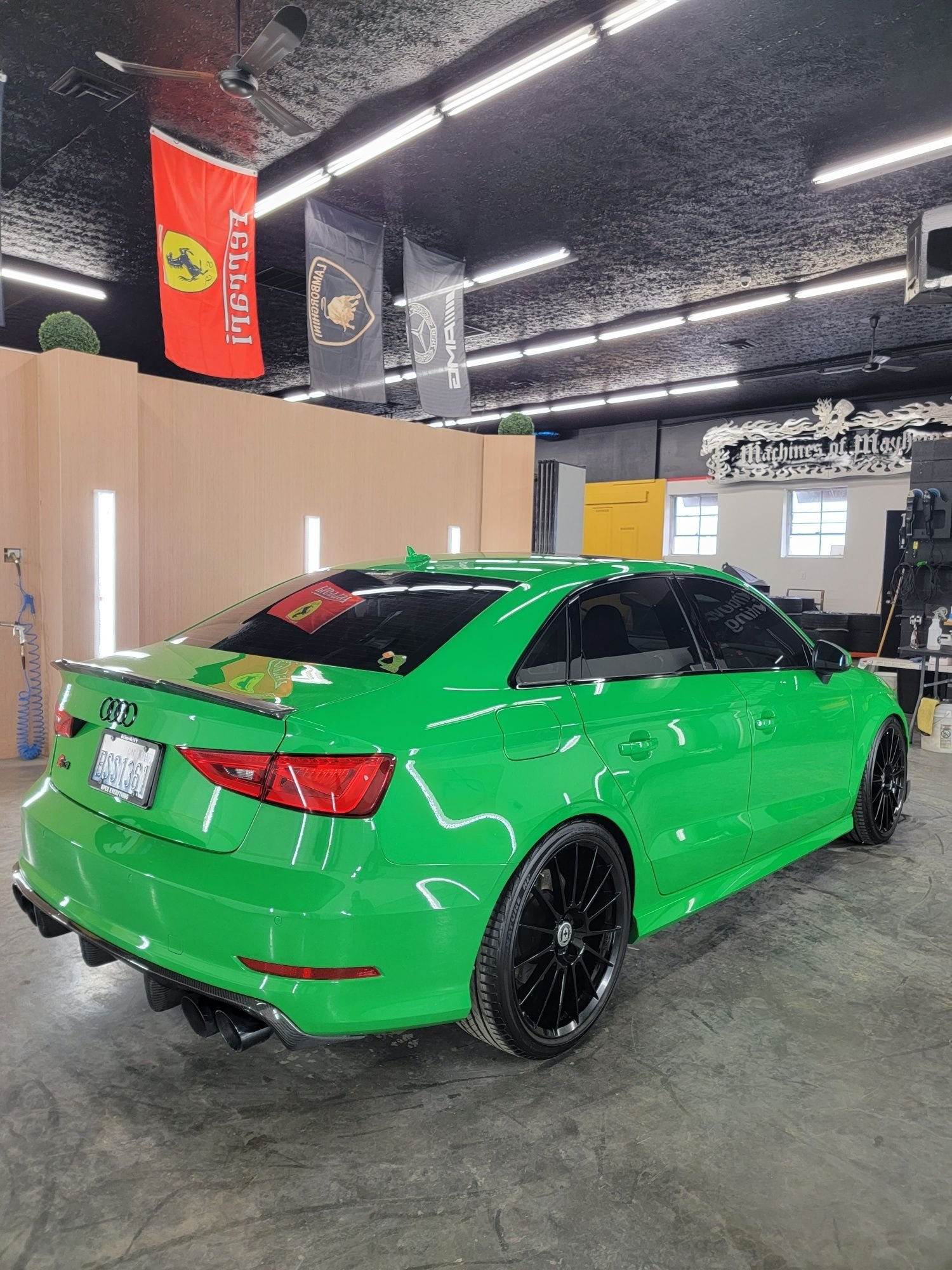 1 of 5 VIPER GREEN Audi S3 - Every option, APR Stg 3+, HRE wheels, BBK ...