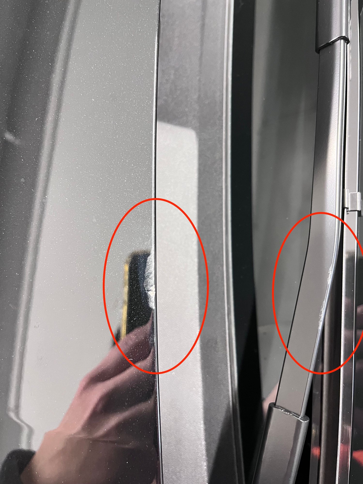 Swirl marks and chip in the hood on a new car normal? - AudiWorld Forums