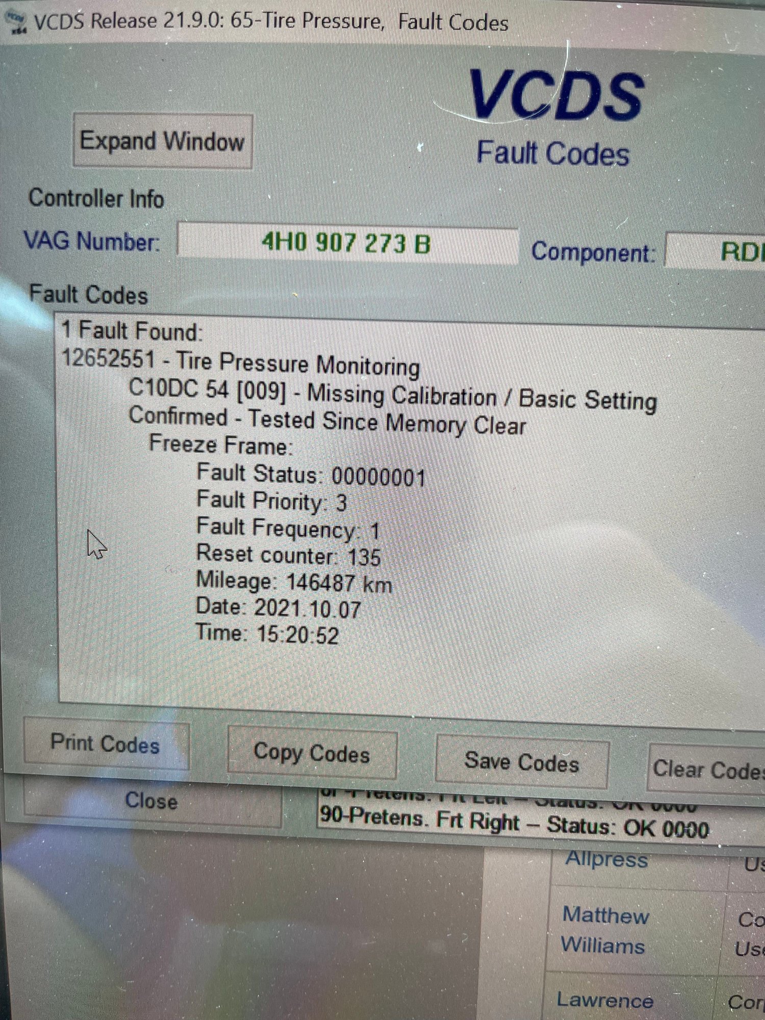 Coding ABS to disable TPMS? - AudiWorld Forums
