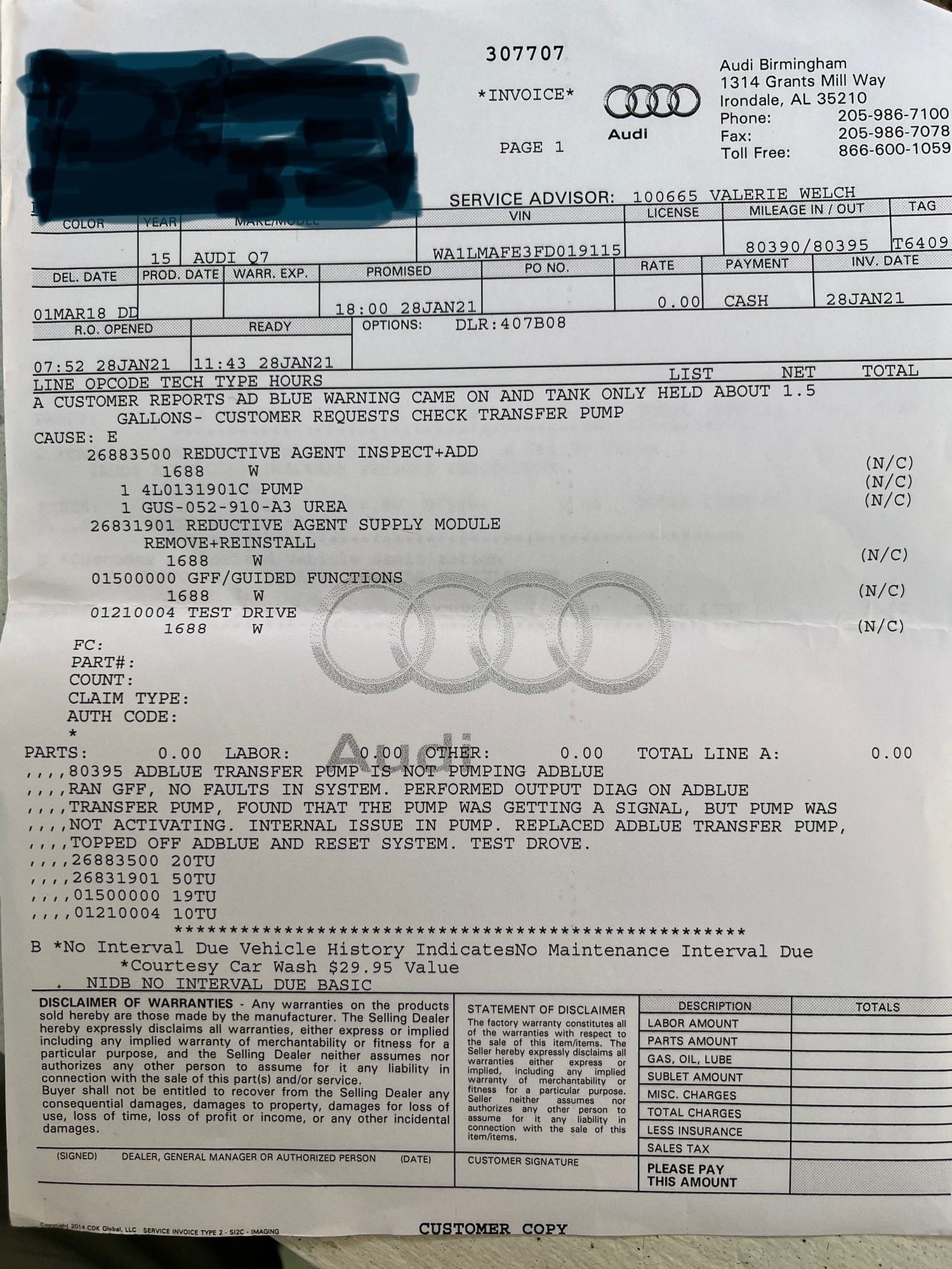 Adblue Problems - Page 2 - AudiWorld Forums