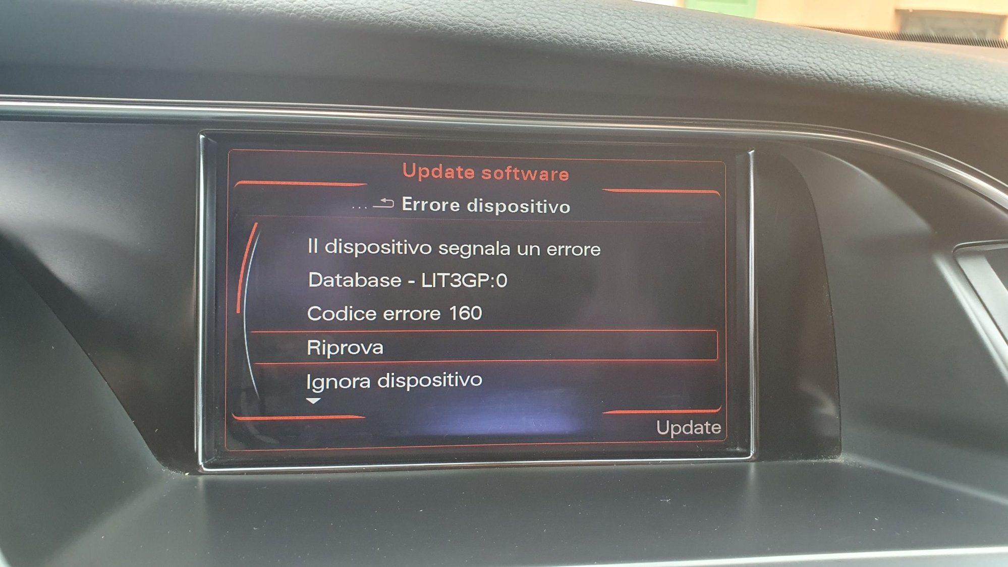 Error on MMI update: Media and Nav out of order - AudiWorld Forums