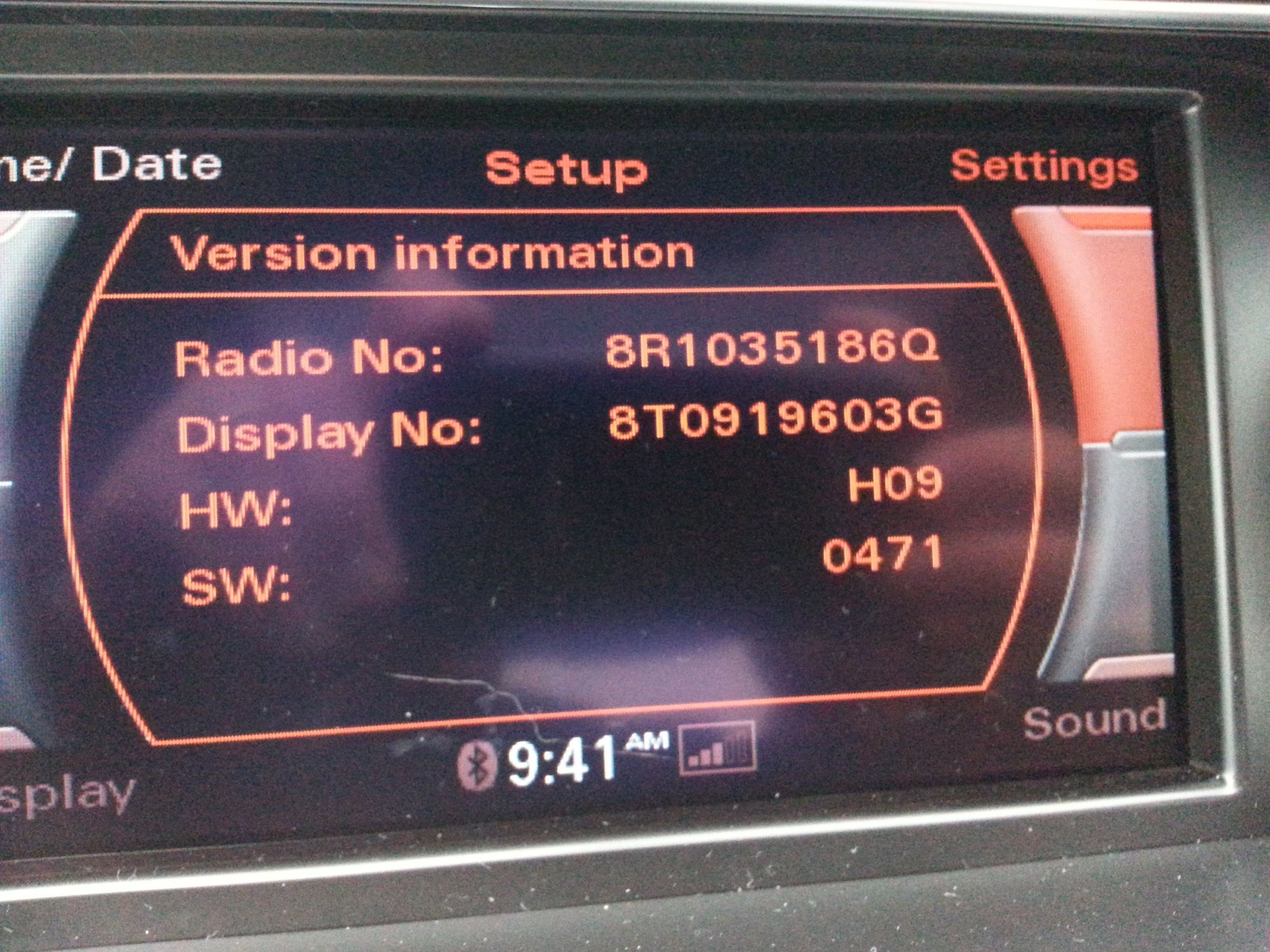 HW on display question. - AudiWorld Forums