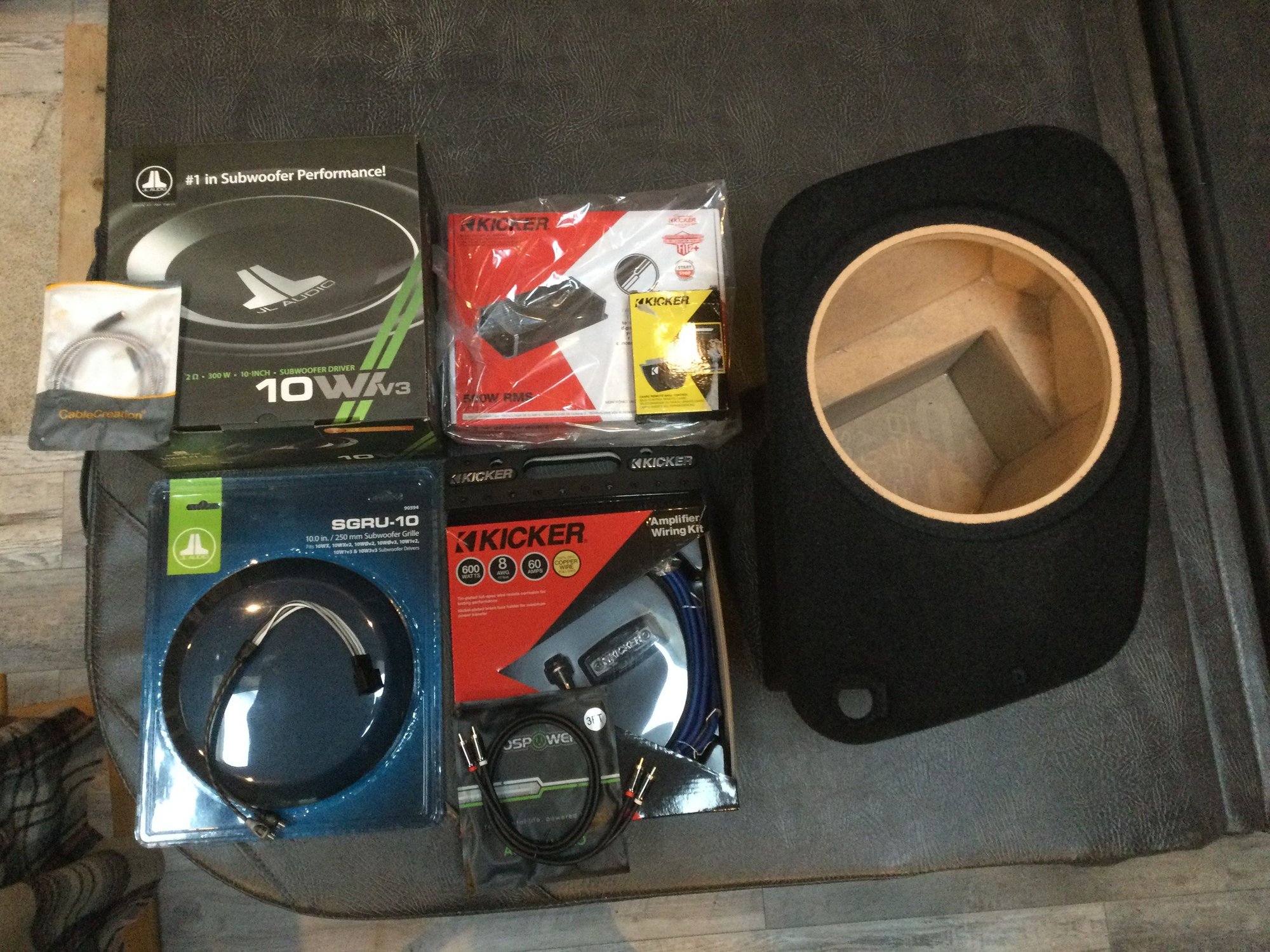 A5 / S5 SB Basser, JL Sub, Kicker Amp, Complete for Install - AudiWorld ...