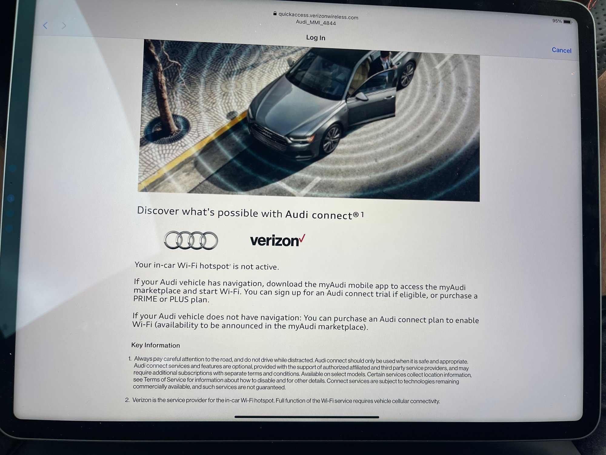 Whats up with my Audi wifi today? - AudiWorld Forums