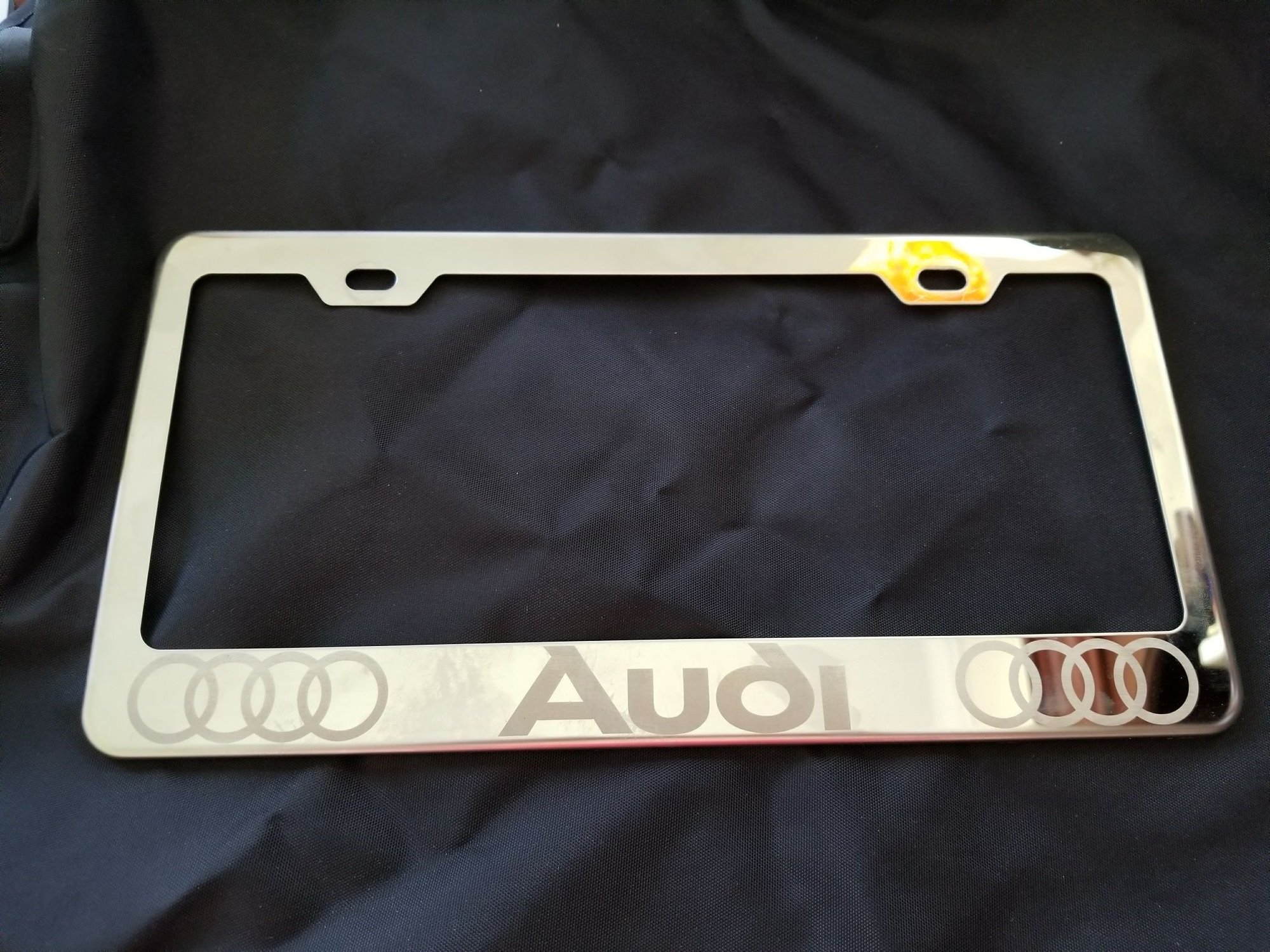 Audi Other Audi Laser Engraved Stainless Steel Chrome Polish License ...
